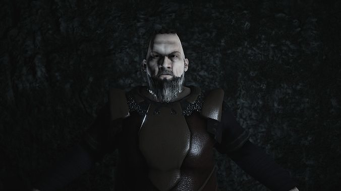 Dwarf 1 3D model rigged | CGTrader