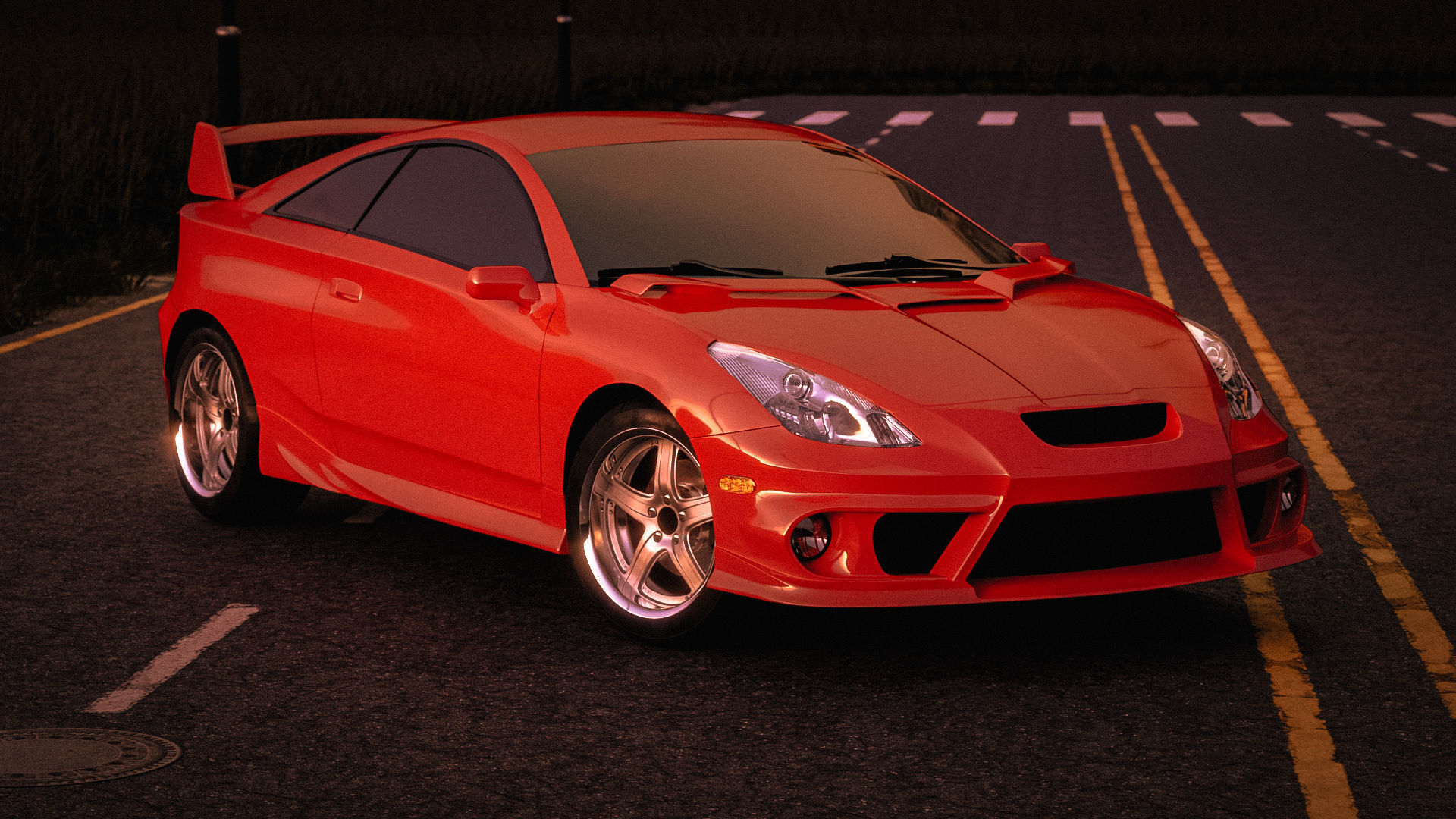 Toyota Celica TRD GT-S 3D model | CGTrader
