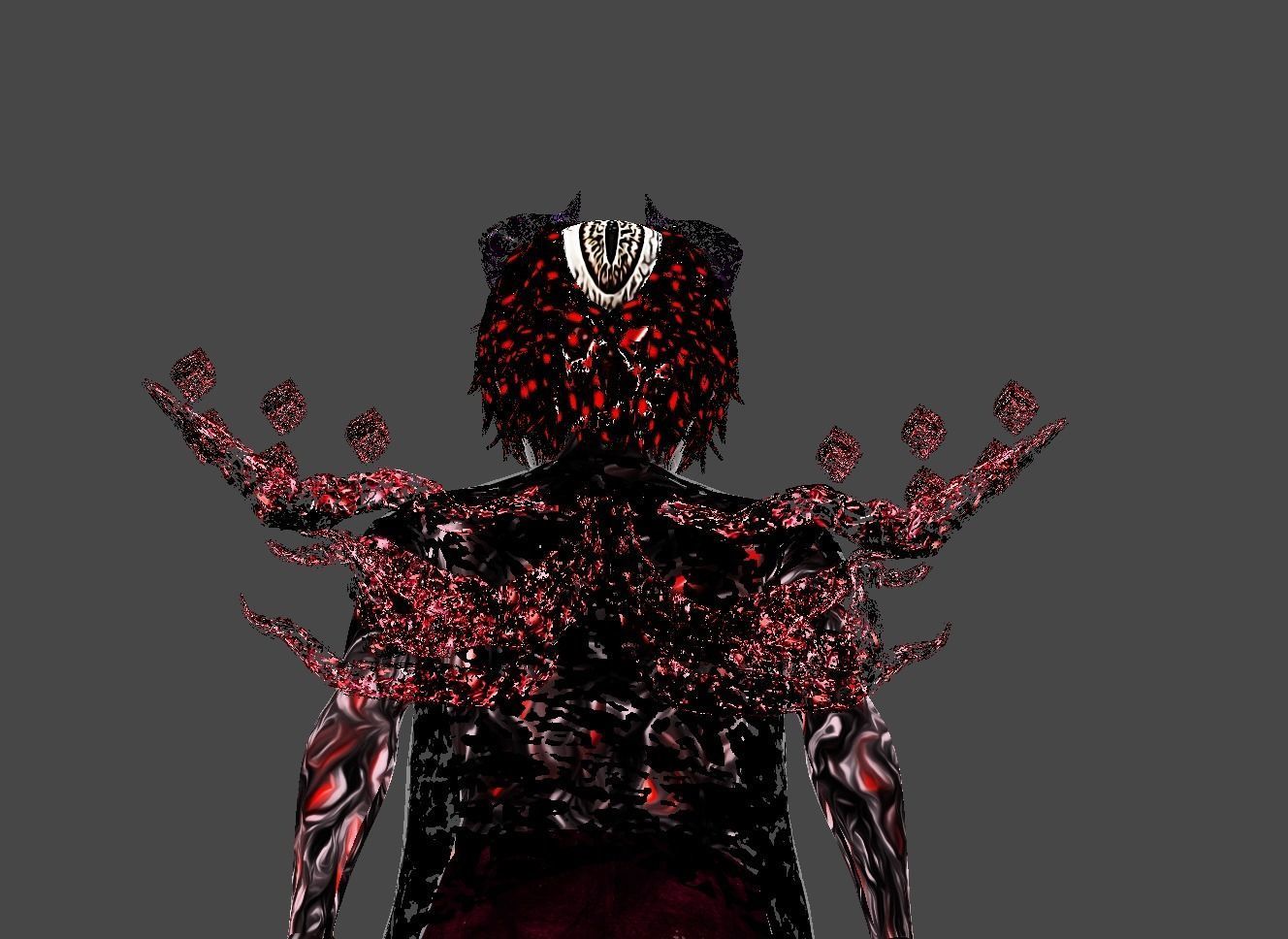 Model super demon extremely mod free 3D model animated rigged | CGTrader