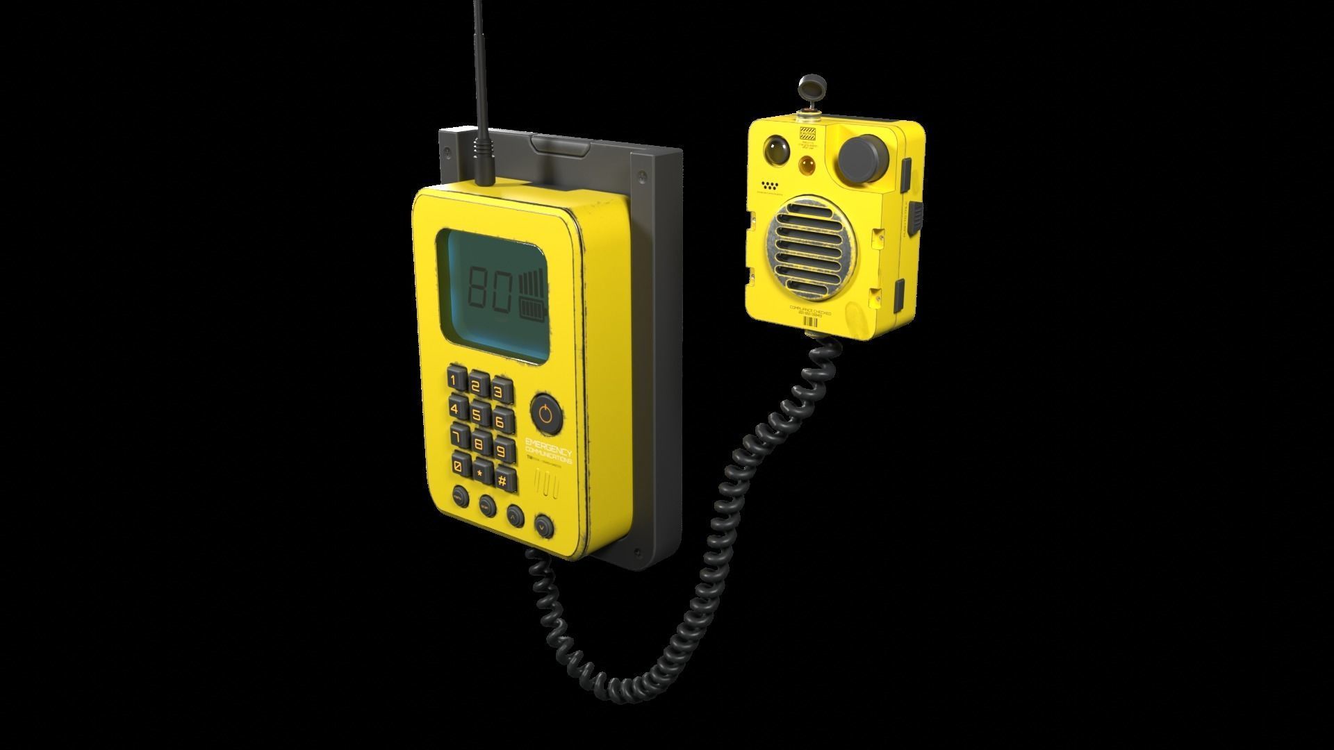 3D model Radio Communications Device VR / AR / low-poly | CGTrader