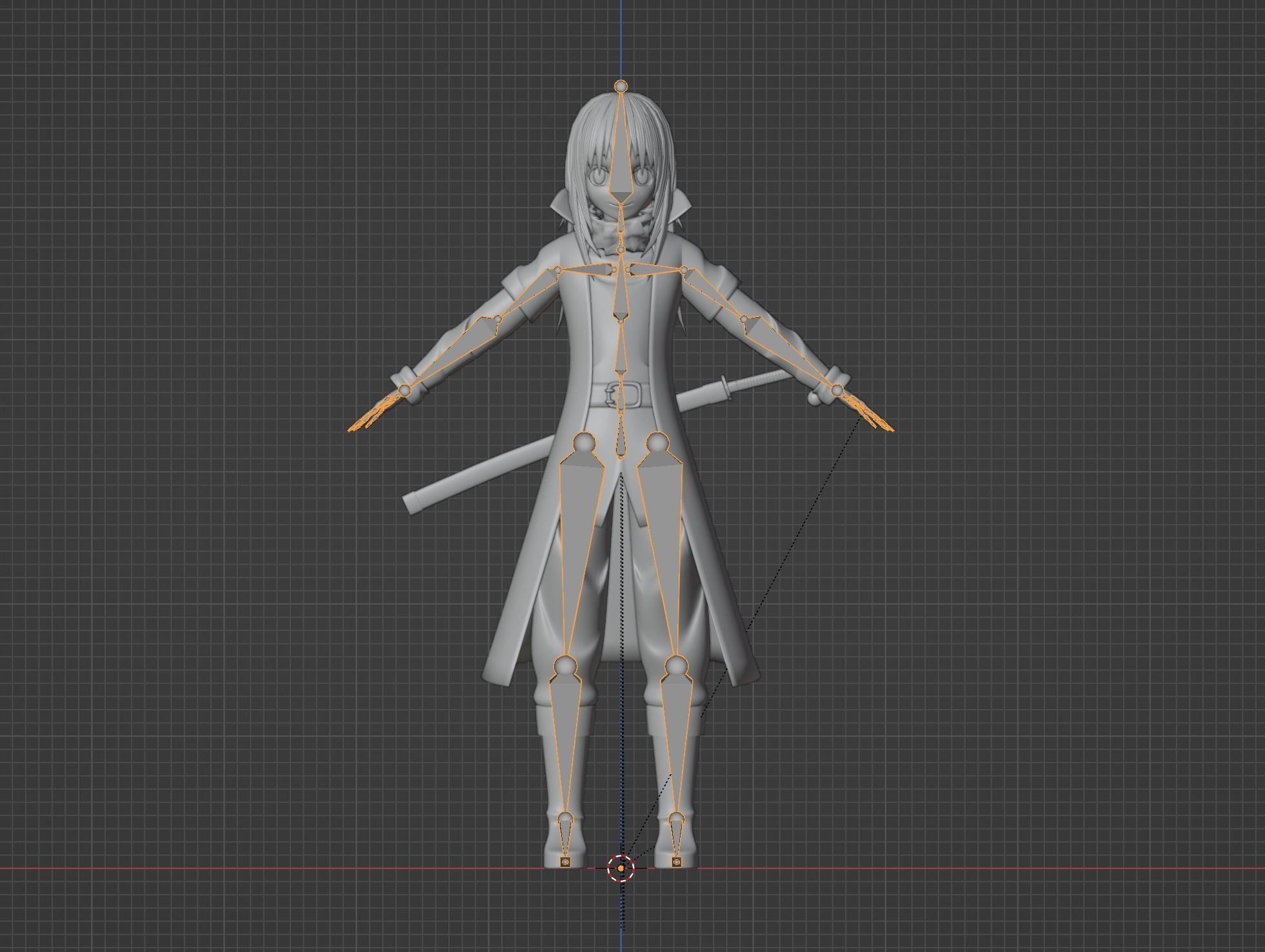 Rimuru Tempest - Slime 3D model rigged | CGTrader