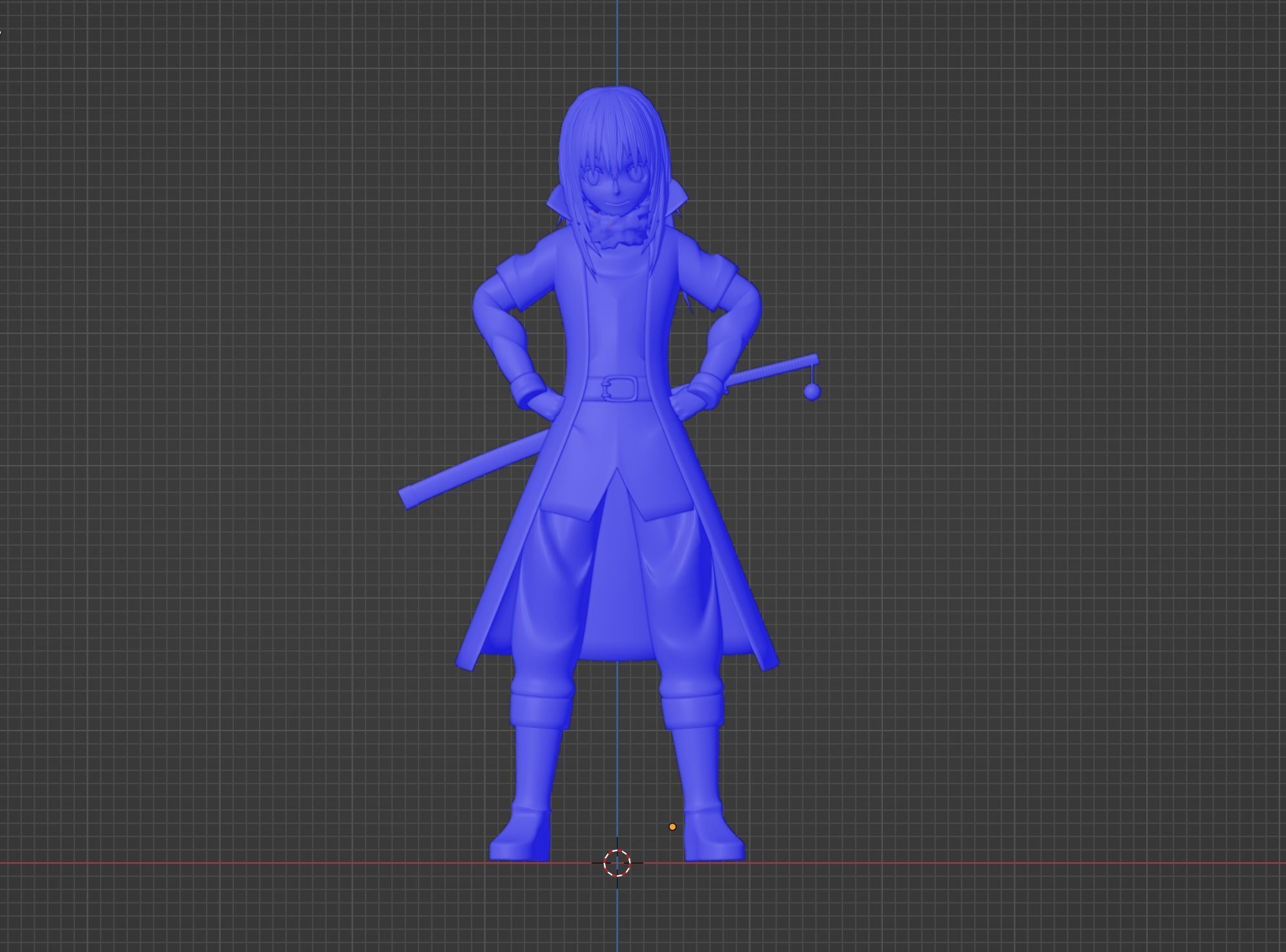 Rimuru Tempest - Slime 3D model rigged | CGTrader