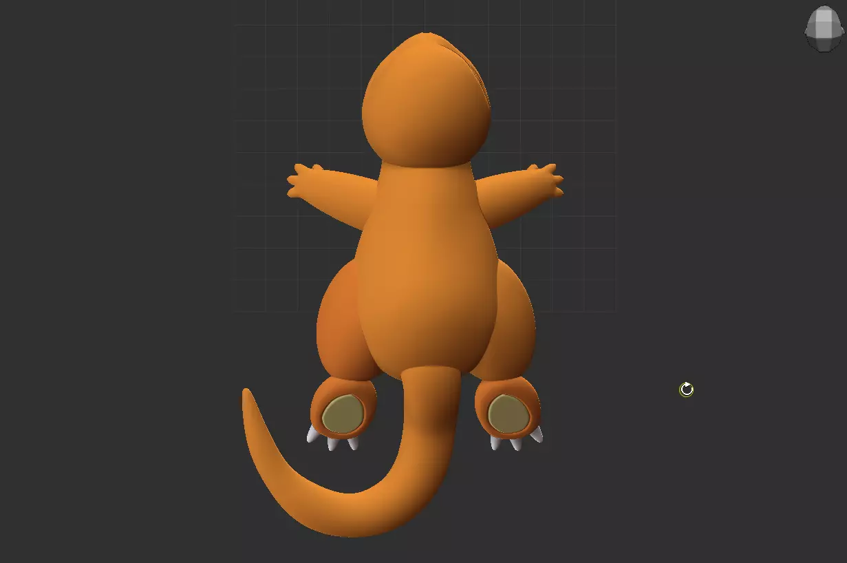 Charmander Pokemon taxidermy 3D model 3D printable | CGTrader