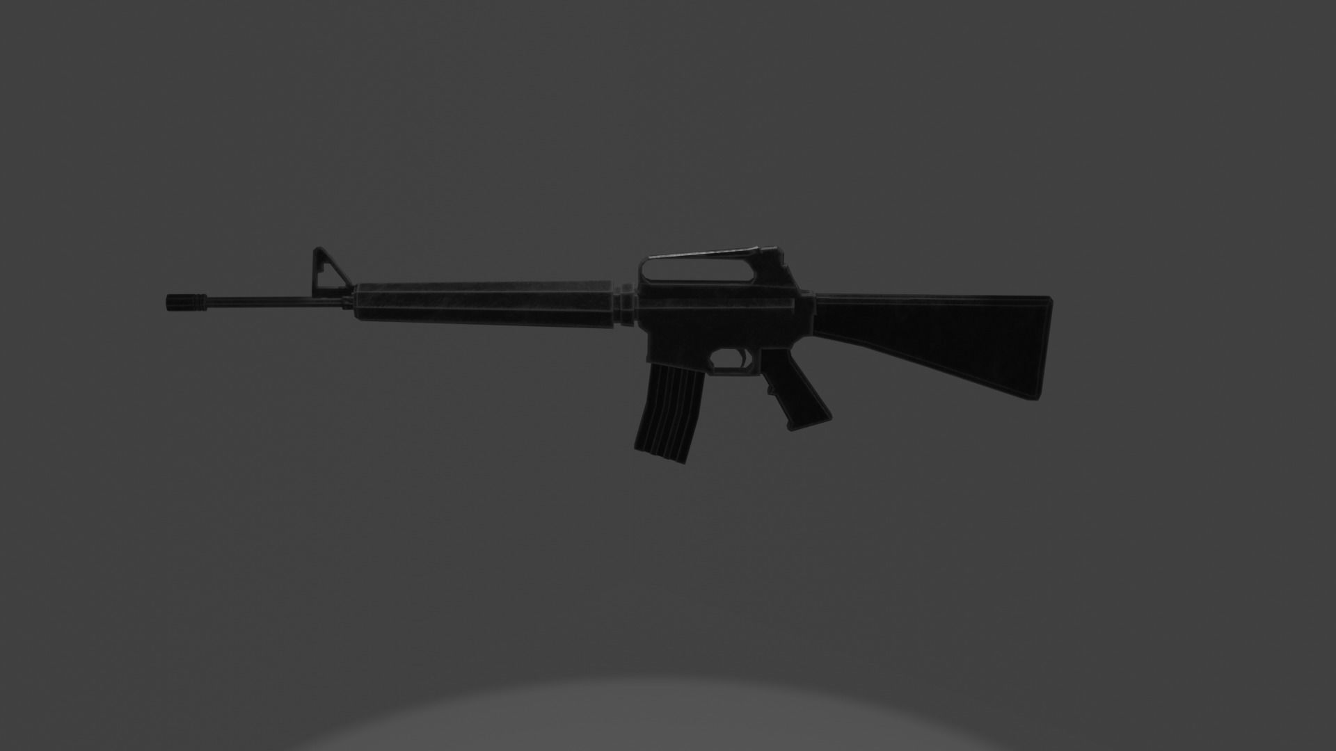 3D model Low Polly M16 VR / AR / low-poly | CGTrader