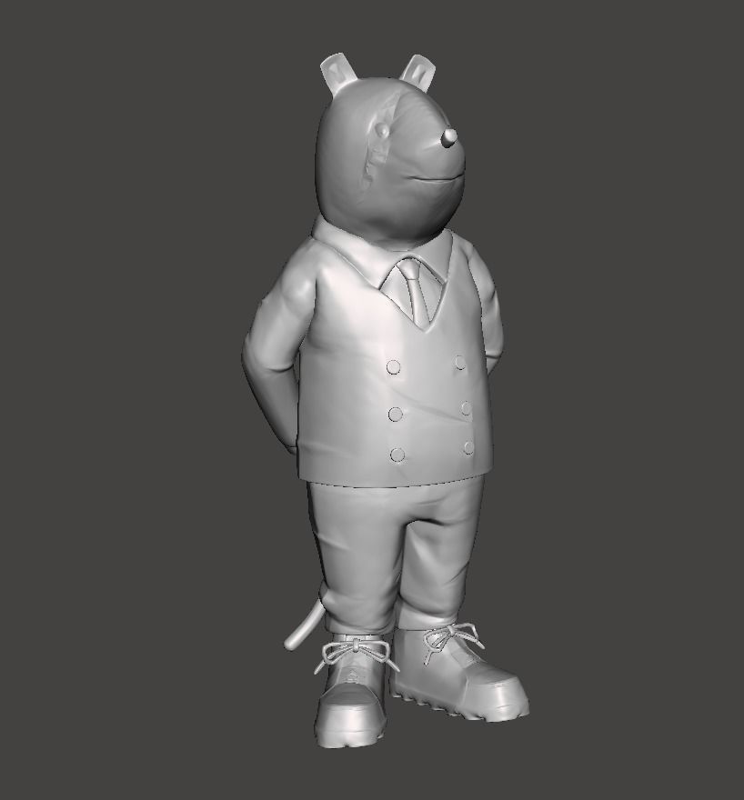 Nezu Mr Principal 3D Model 3D model 3D printable | CGTrader