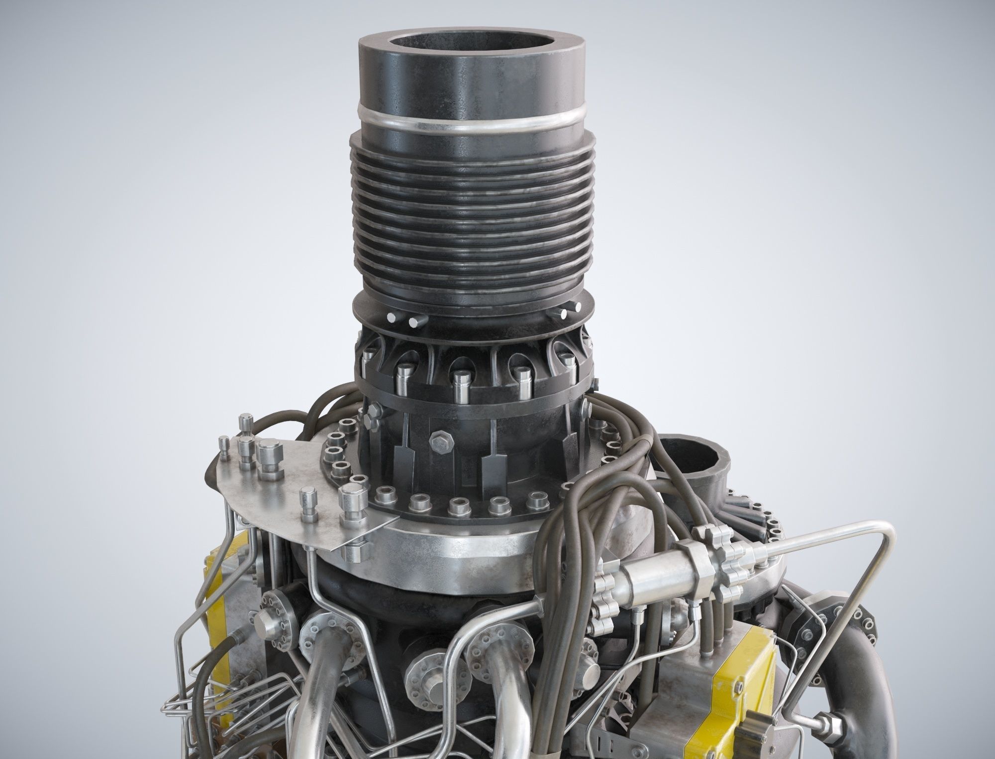 SpaceX Raptor 2 Engine 3D model | CGTrader