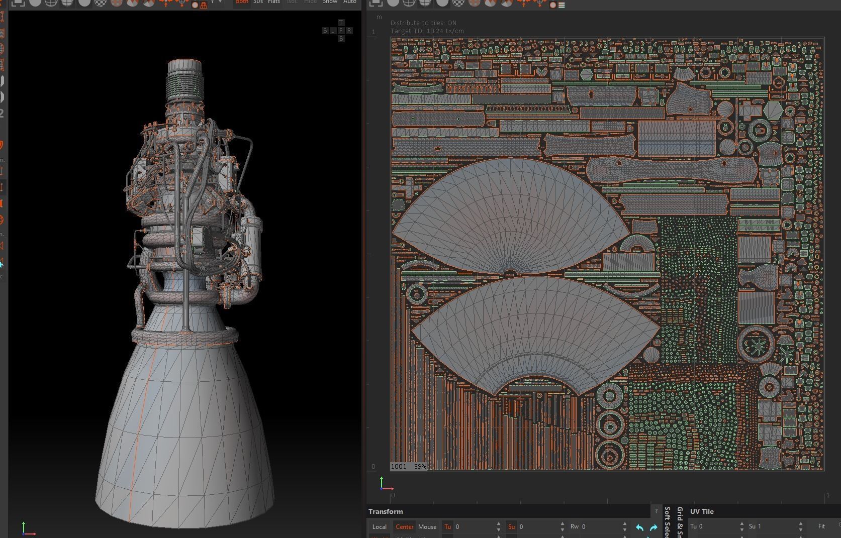 SpaceX Raptor 2 Engine 3D model | CGTrader