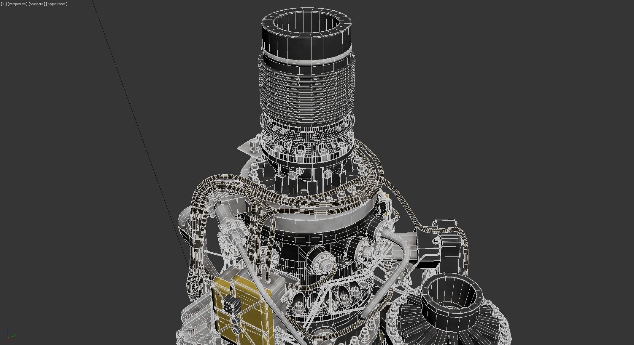 SpaceX Raptor 2 Engine 3D model | CGTrader