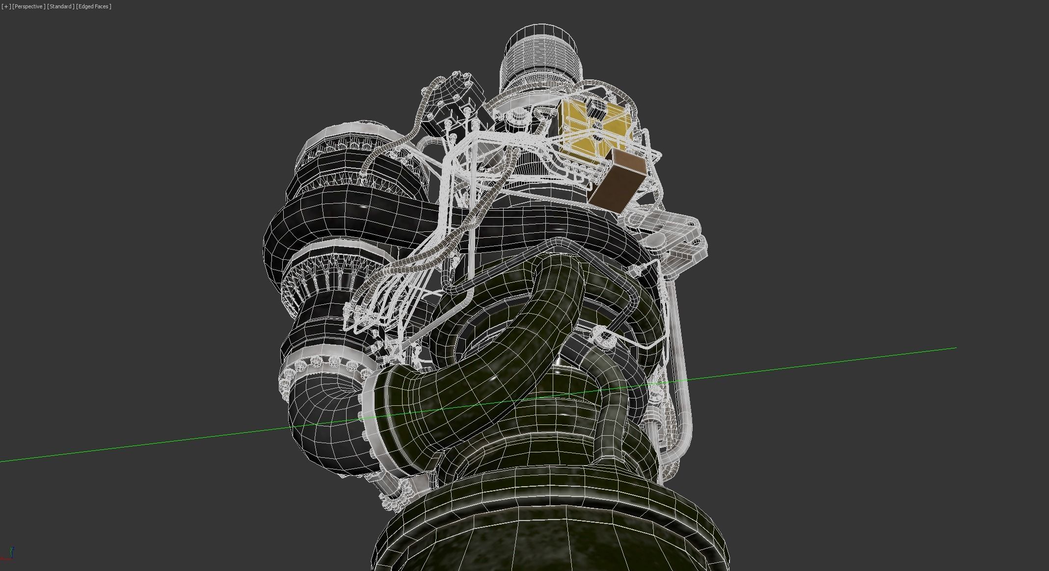 SpaceX Raptor 2 Engine 3D model | CGTrader