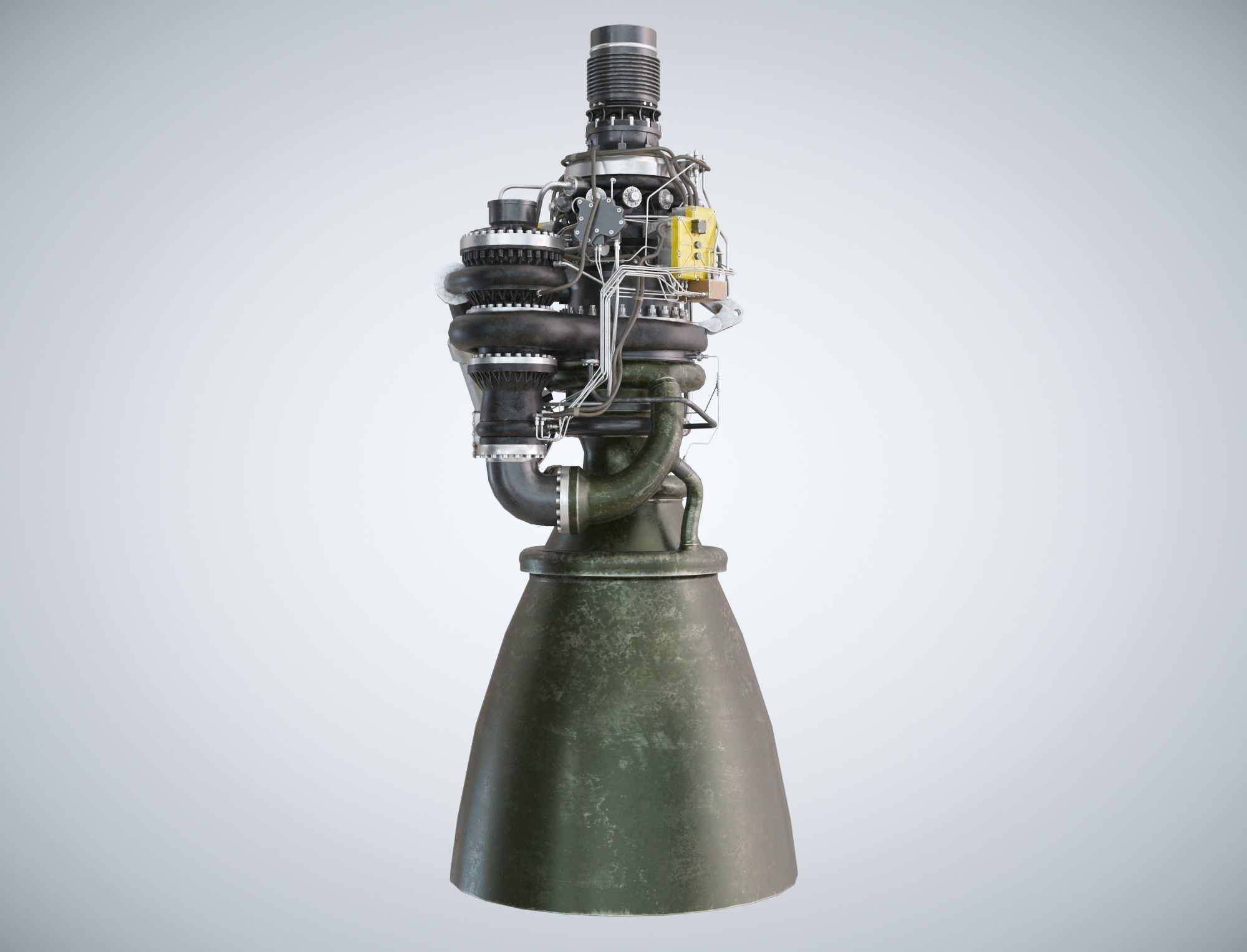 SpaceX Raptor 2 Engine 3D model | CGTrader