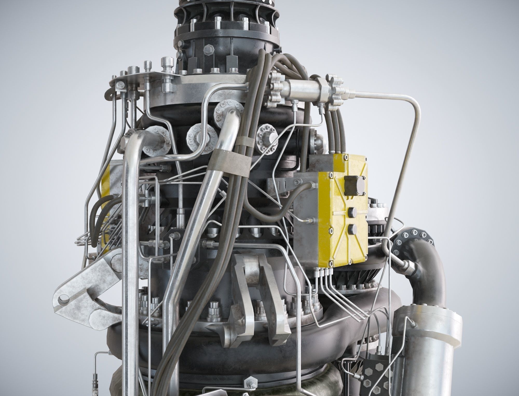 SpaceX Raptor 2 Engine 3D model | CGTrader