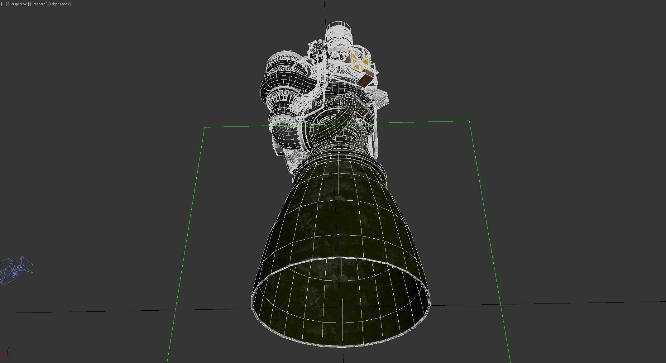 SpaceX Raptor 2 Engine 3D model | CGTrader