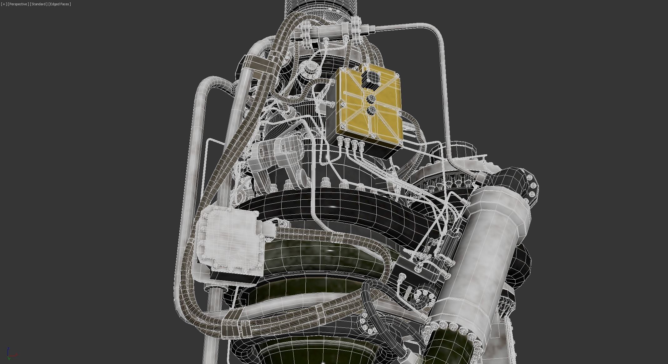 SpaceX Raptor 2 Engine 3D model | CGTrader