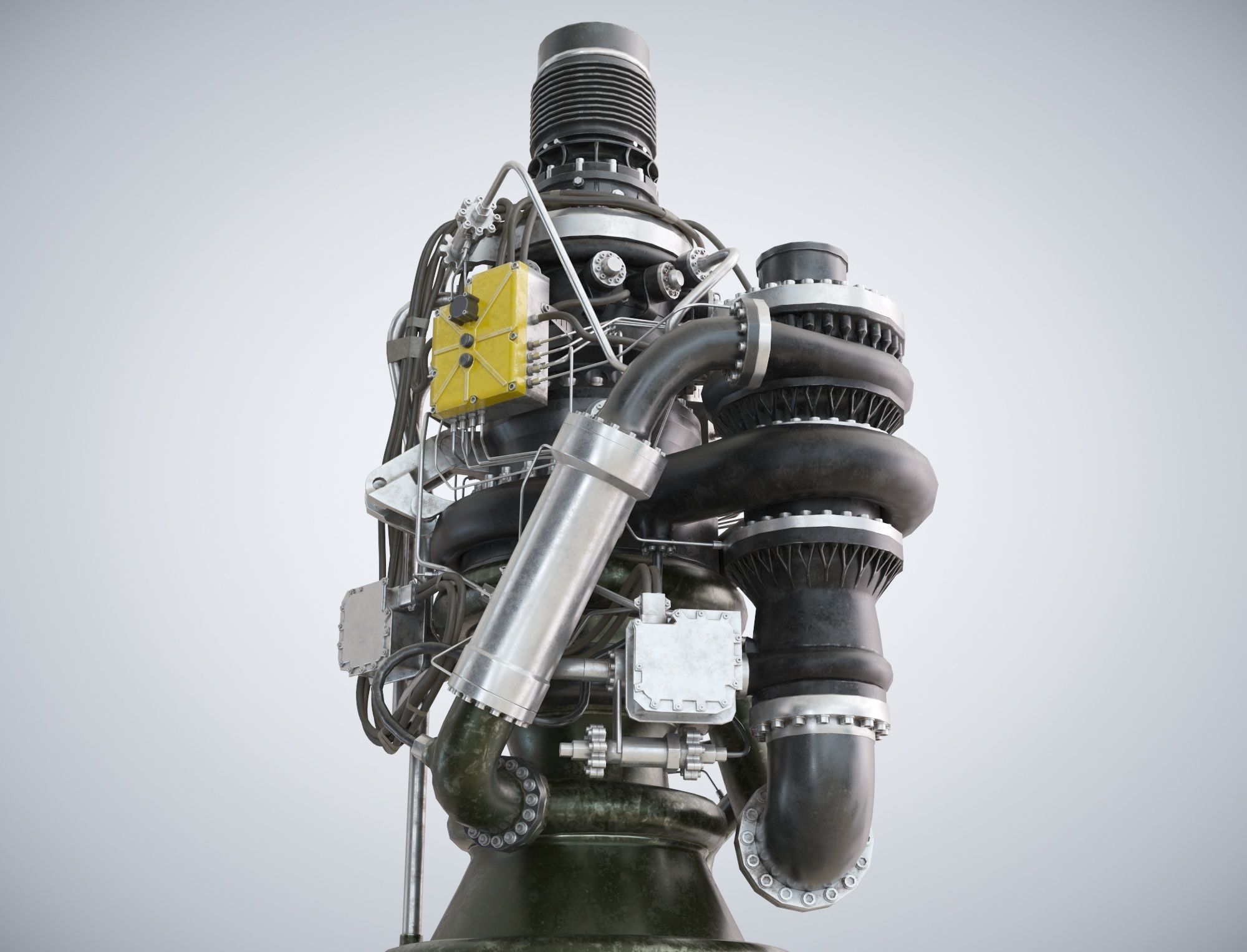 SpaceX Raptor 2 Engine 3D model | CGTrader