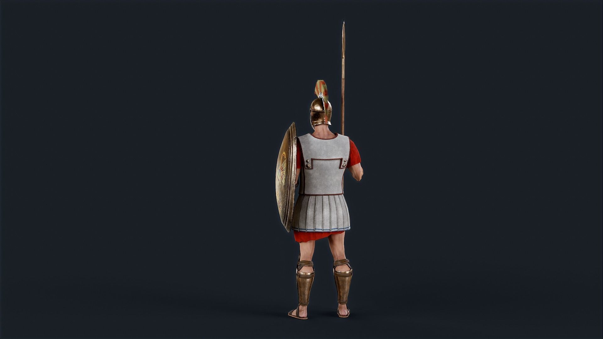 3D model Spartan Periek Pekiner VR / AR / low-poly | CGTrader