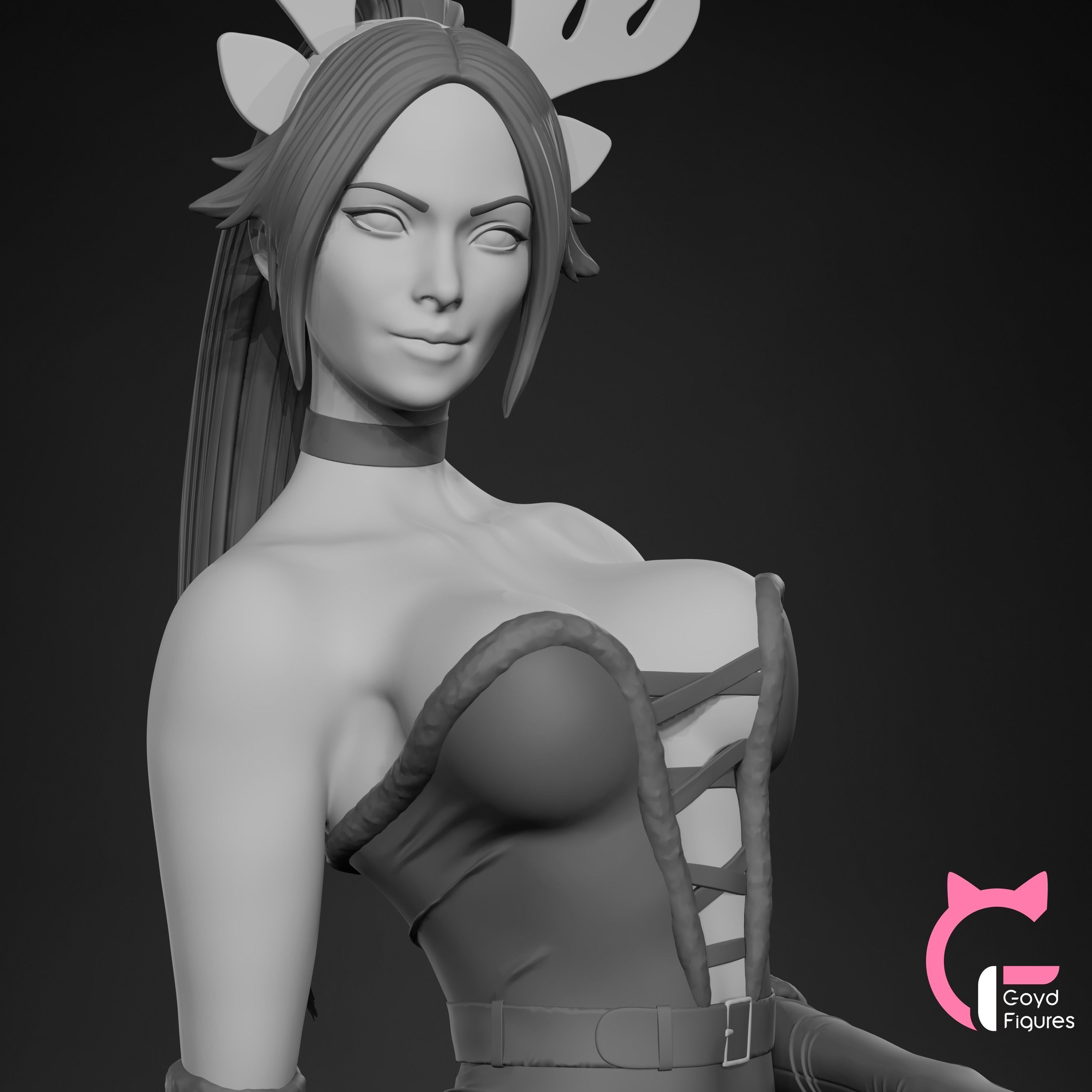 Yoruichi Bleach 3d Model 3d Printable Cgtrader