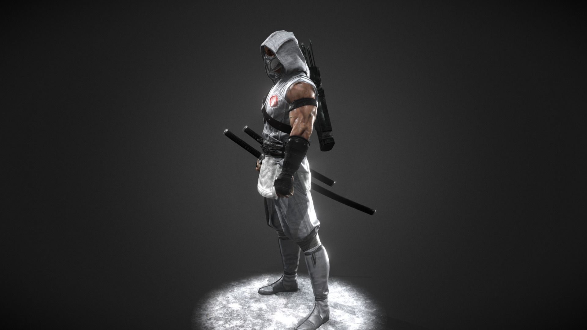 3D model Storm Ninja Warrior VR / AR / low-poly | CGTrader