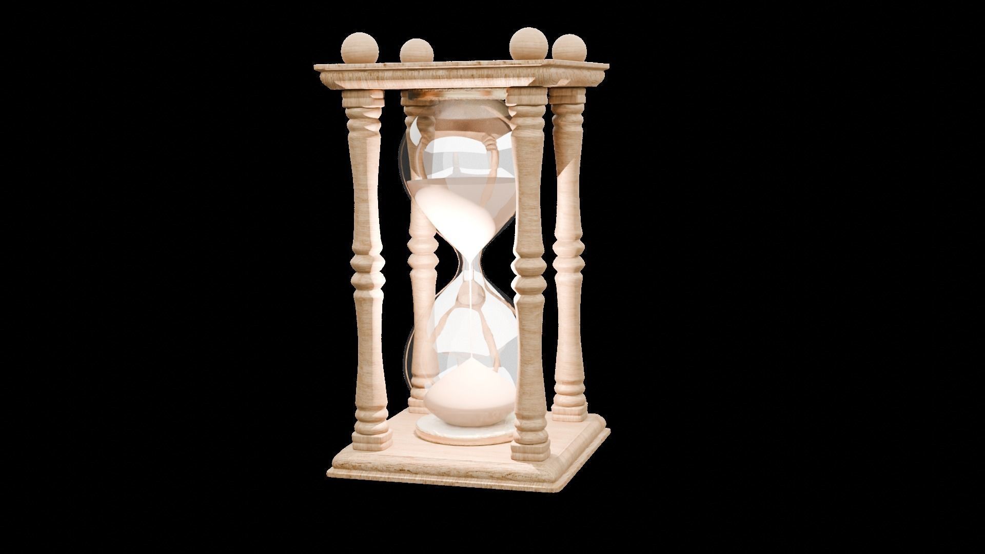 Hourglass model ready to print on 3D printer 3D model | CGTrader