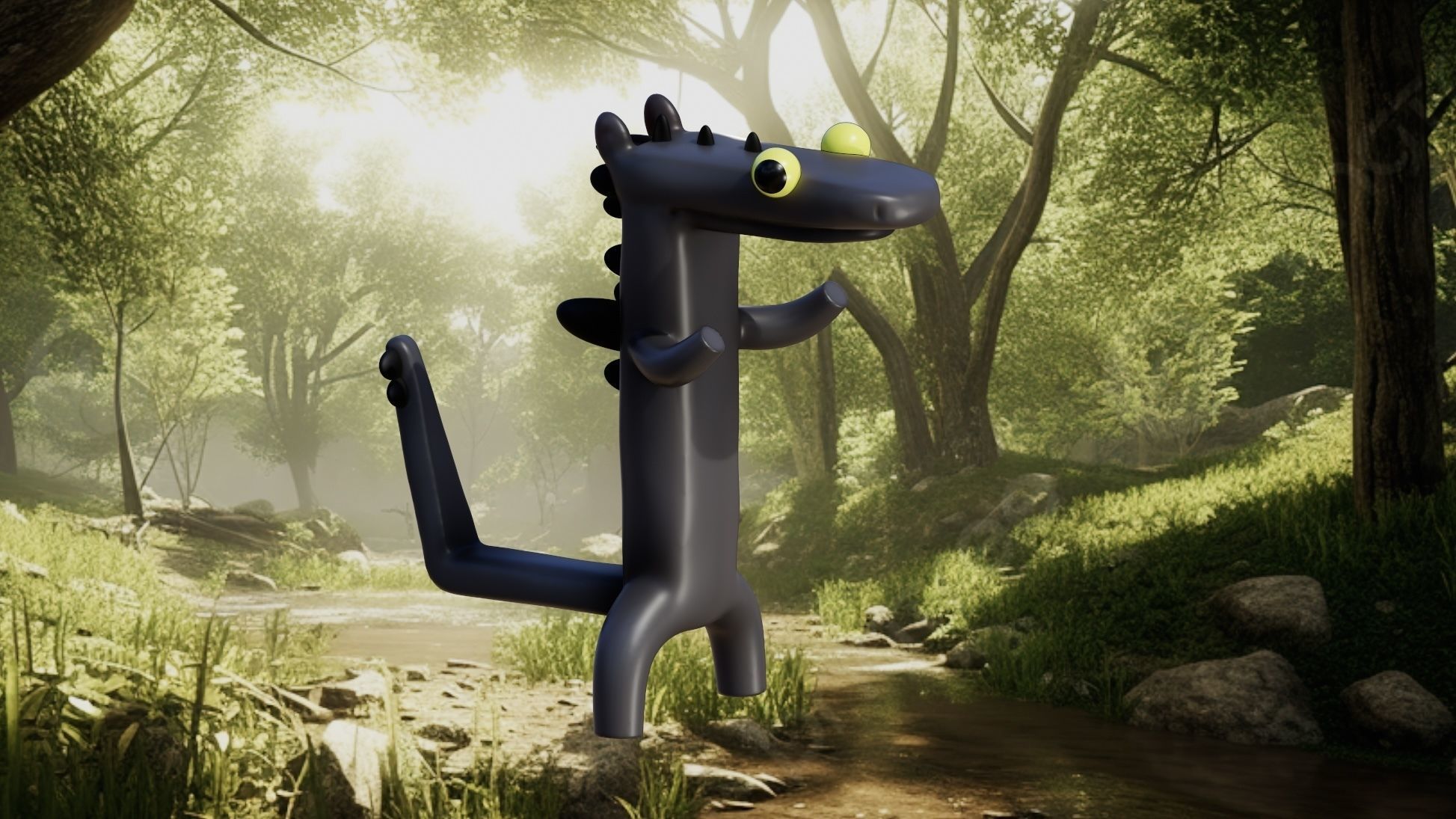 Toothless Dance Meme 3D model 3D printable | CGTrader