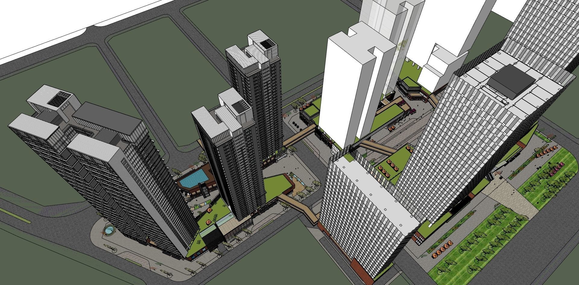 high-rise apartment building 3D model 3D model | CGTrader