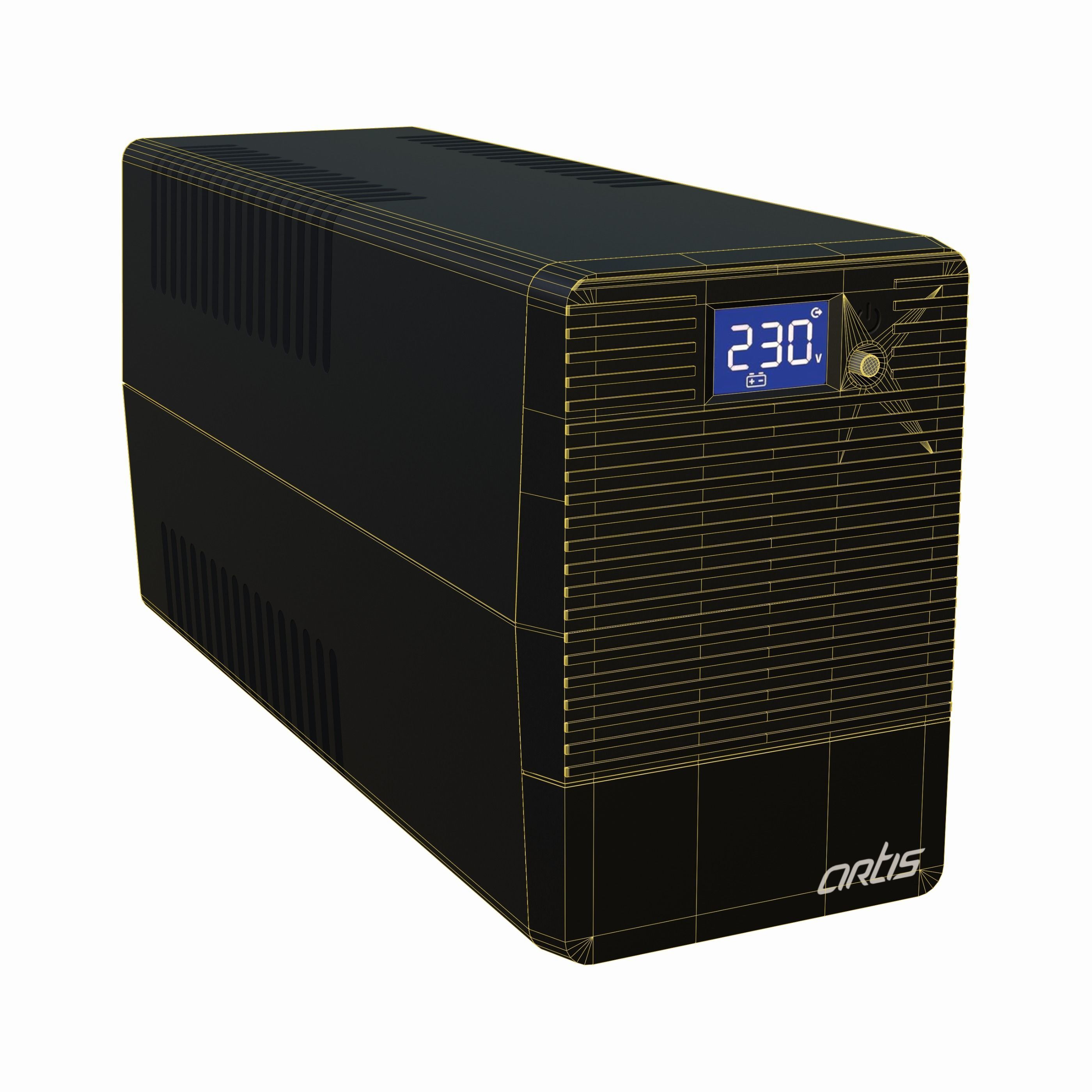 3D model UPS Artis 600VA LCD VR / AR / low-poly | CGTrader