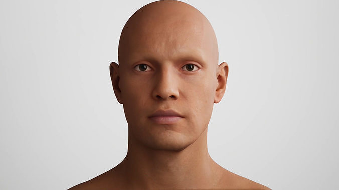 Male Head 4 3D model | CGTrader