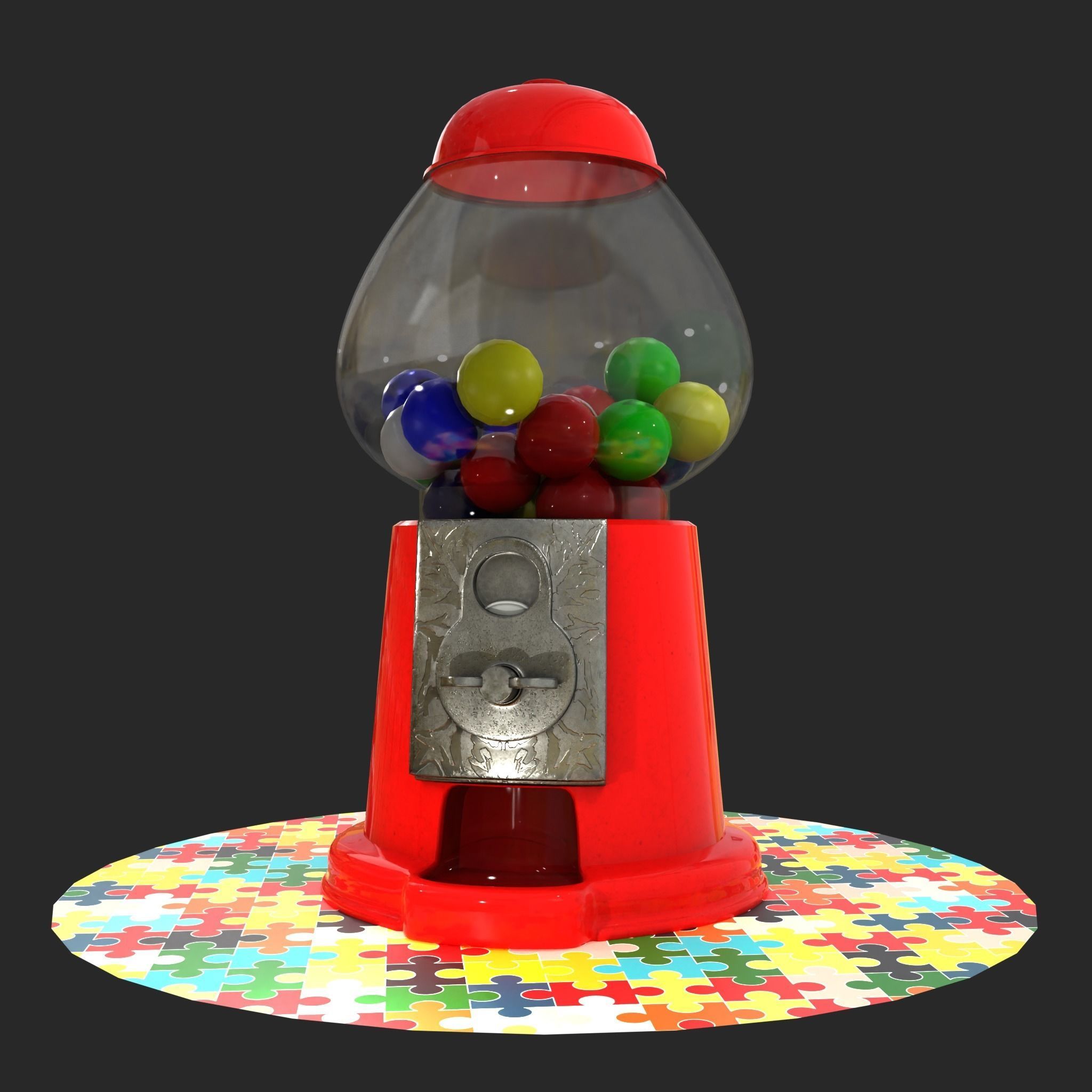 Gumball Machine 3D model | CGTrader