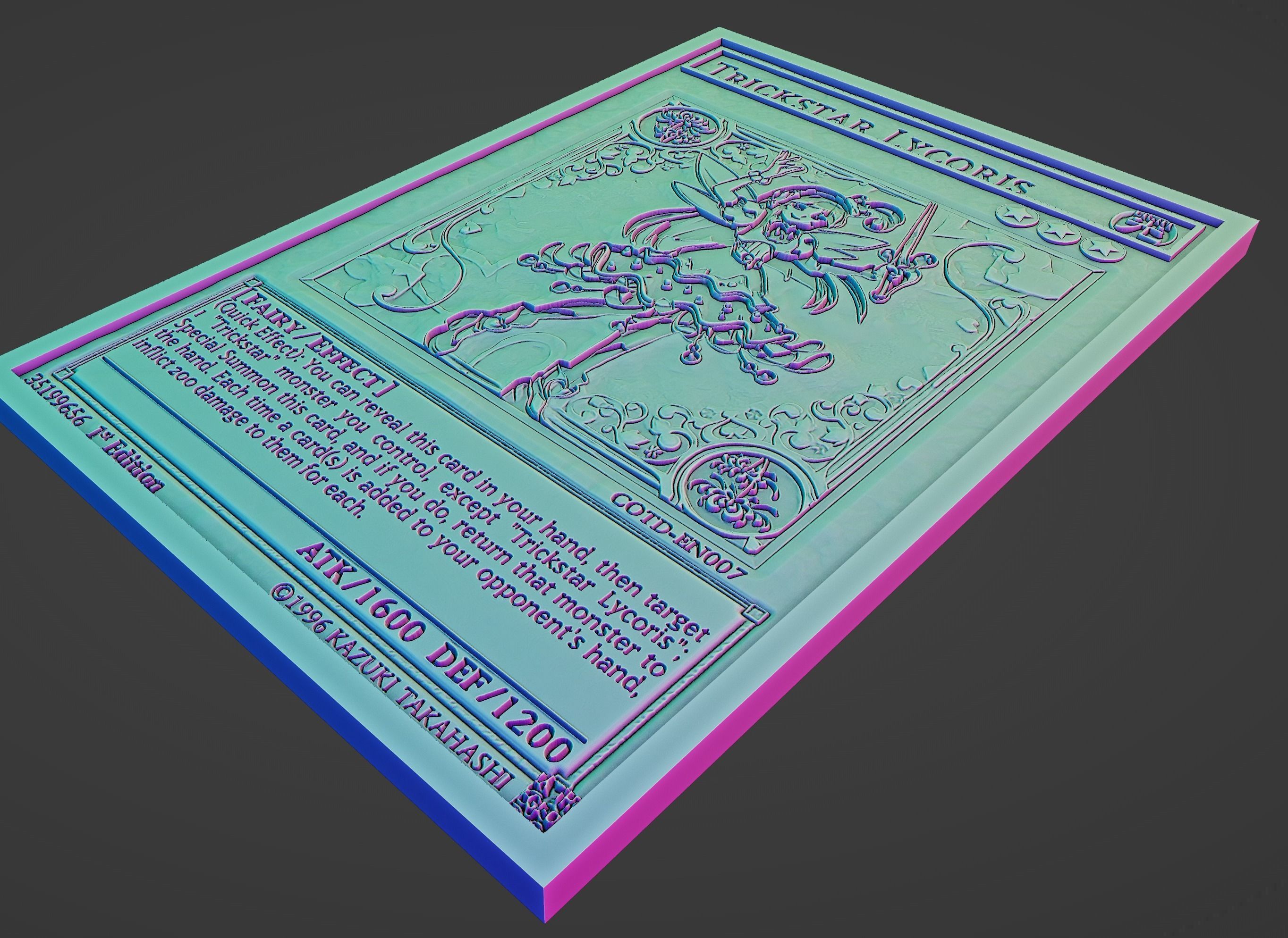 TRICKSTAR LYCORIS - YUGIOH 3D model 3D printable | CGTrader