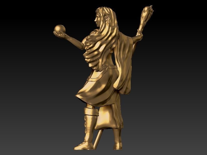 MISS ELVEN 3D model 3D printable | CGTrader