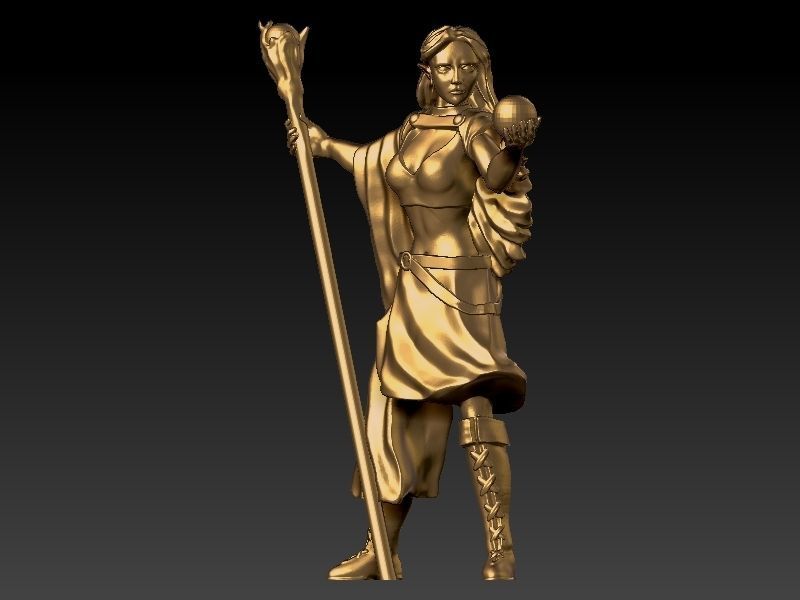 MISS ELVEN 3D model 3D printable | CGTrader