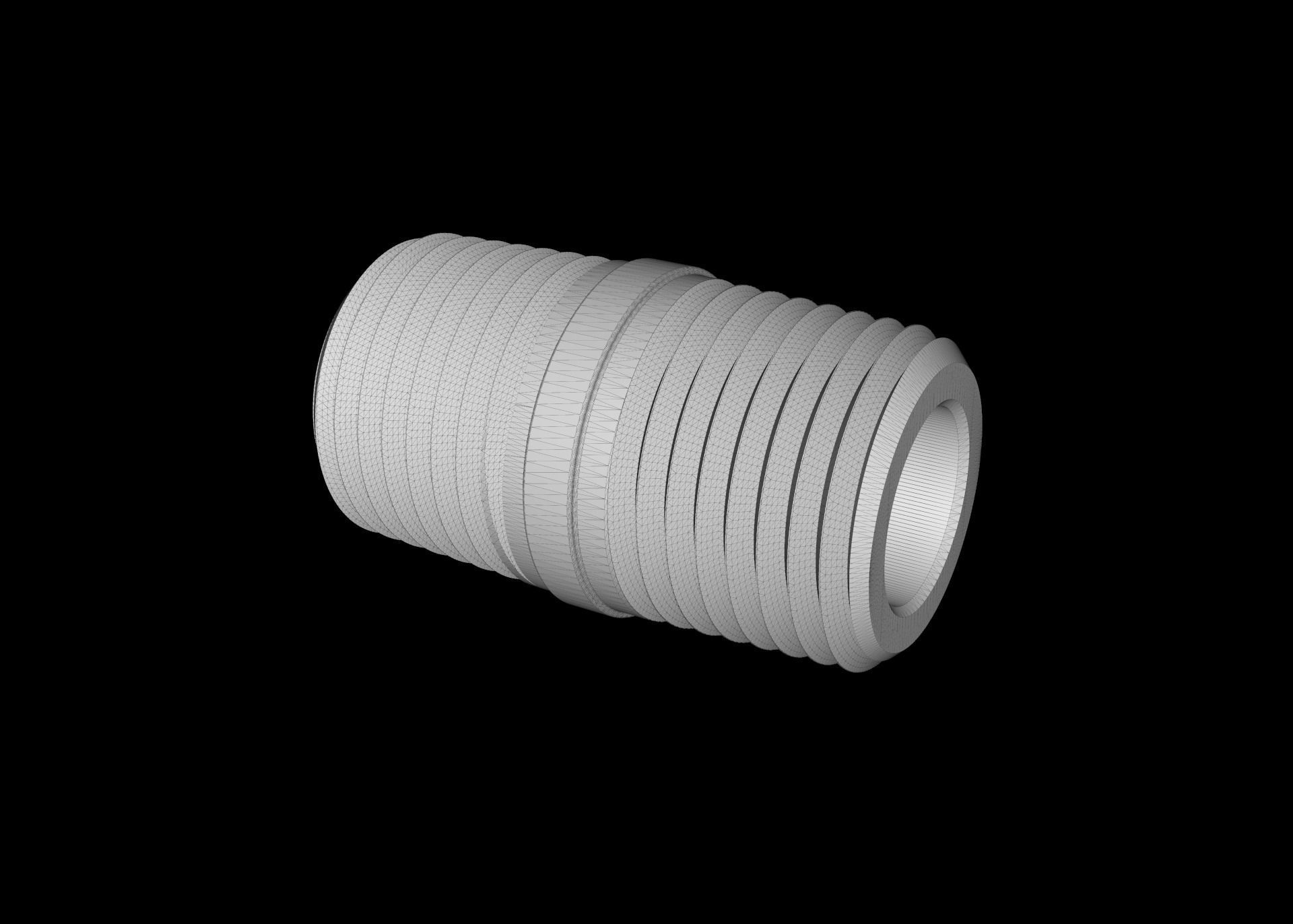 Pipe close nipples NPT male threaded collection 3D model | CGTrader