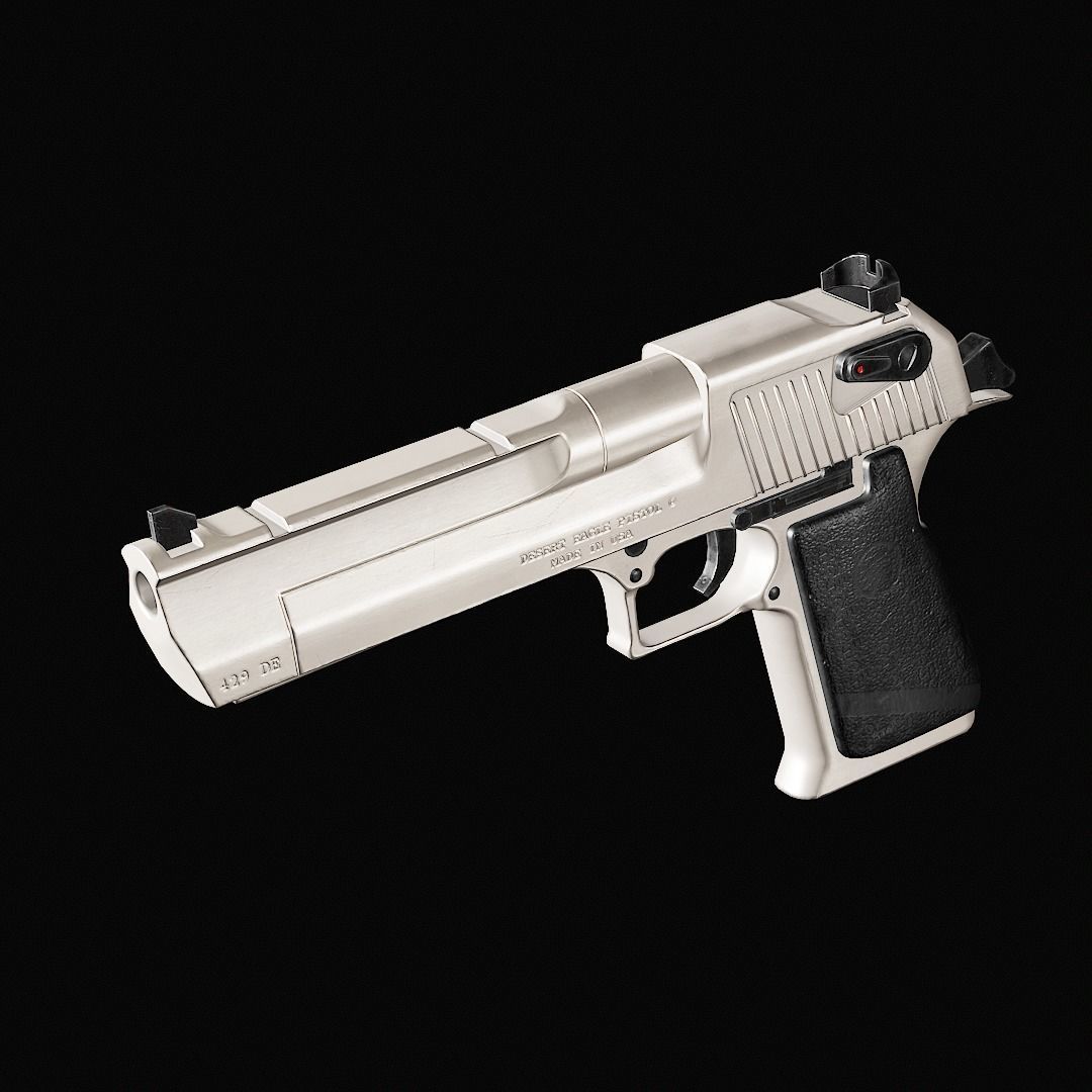 3D model Desert Eagle - Gaming Asset 3d Model Prop VR / AR / low-poly ...