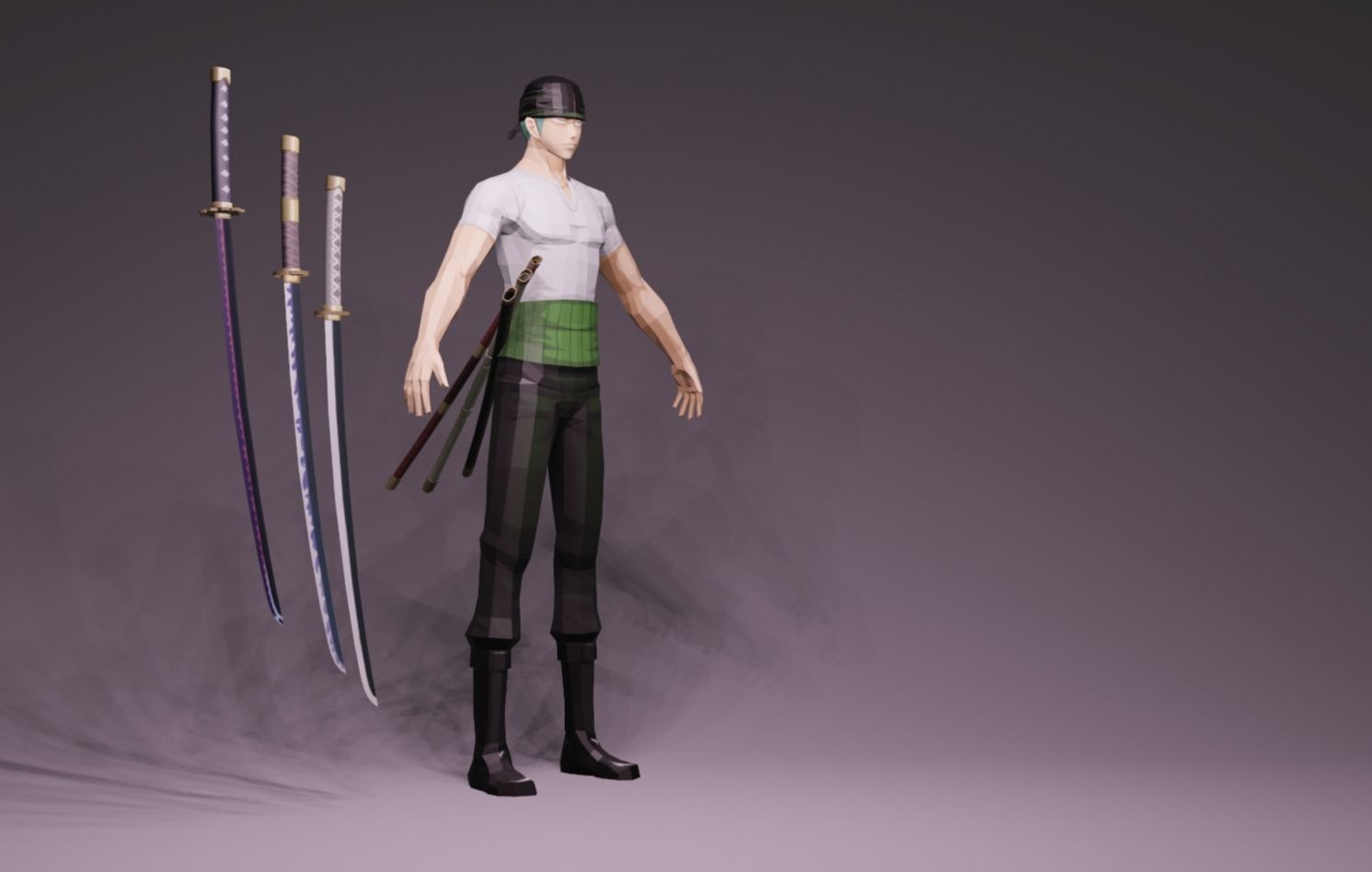 Anime Character - 1P Roronoa Zoro 3D model | CGTrader