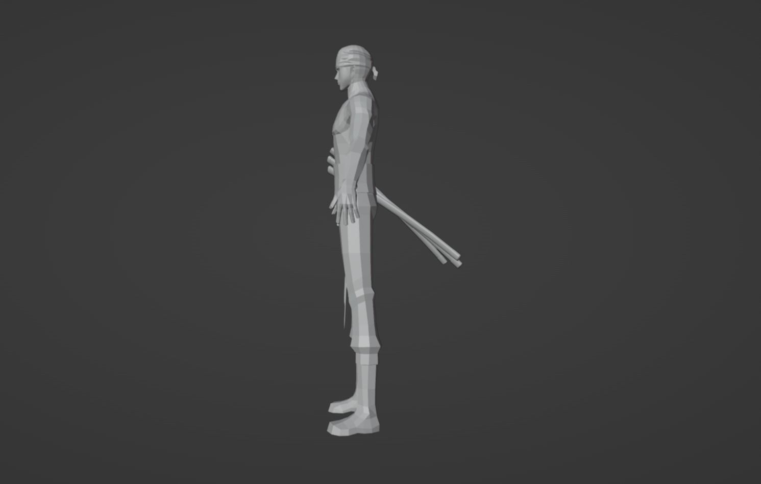 Anime Character - 1P Roronoa Zoro 3D model | CGTrader
