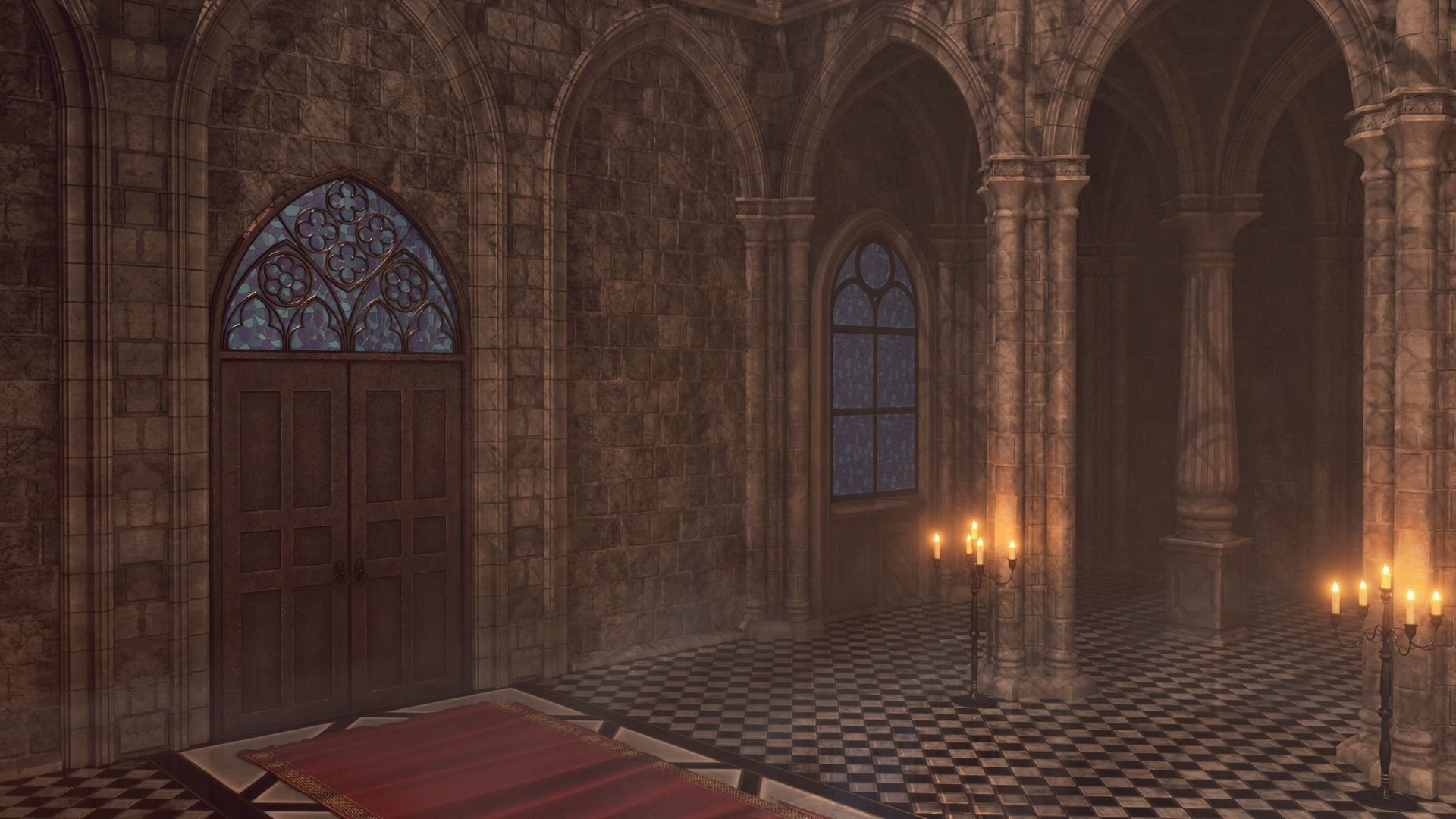 3D model Modular Gothic Cathedral VR / AR / low-poly | CGTrader