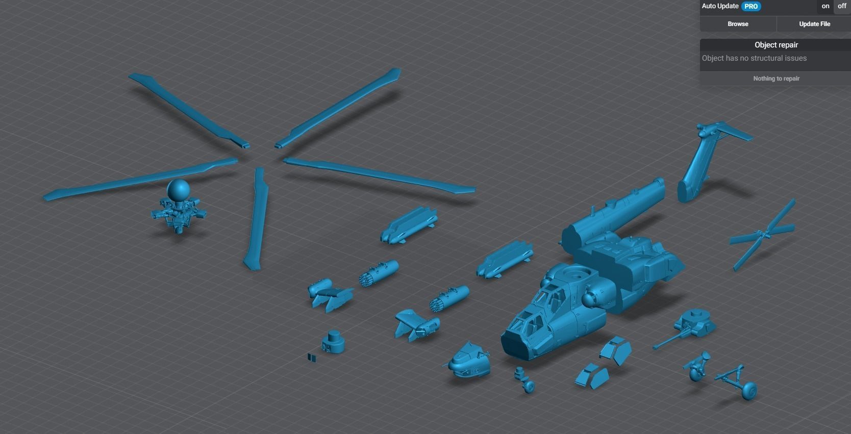Mi28NM Night Hunter scale model 3D model 3D printable | CGTrader