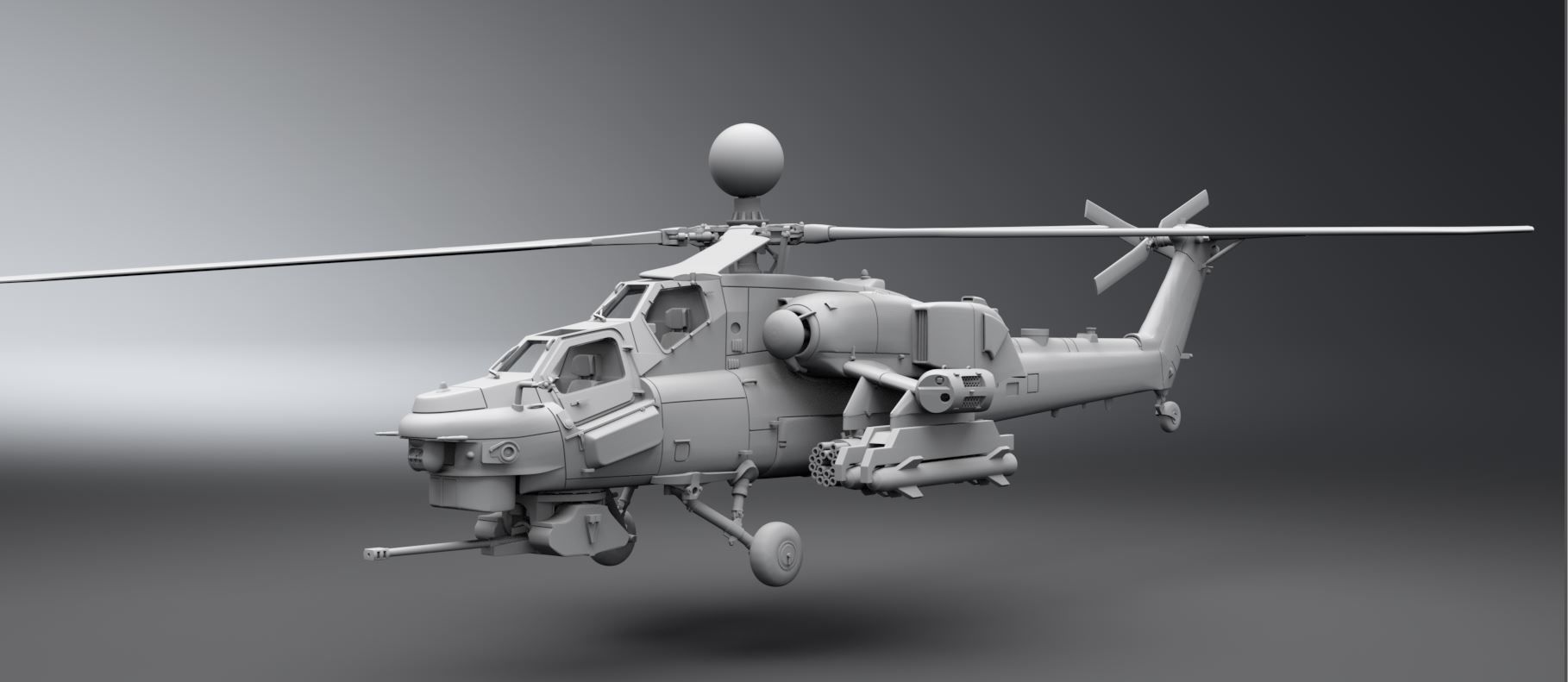 Mi28NM Night Hunter scale model 3D model 3D printable | CGTrader