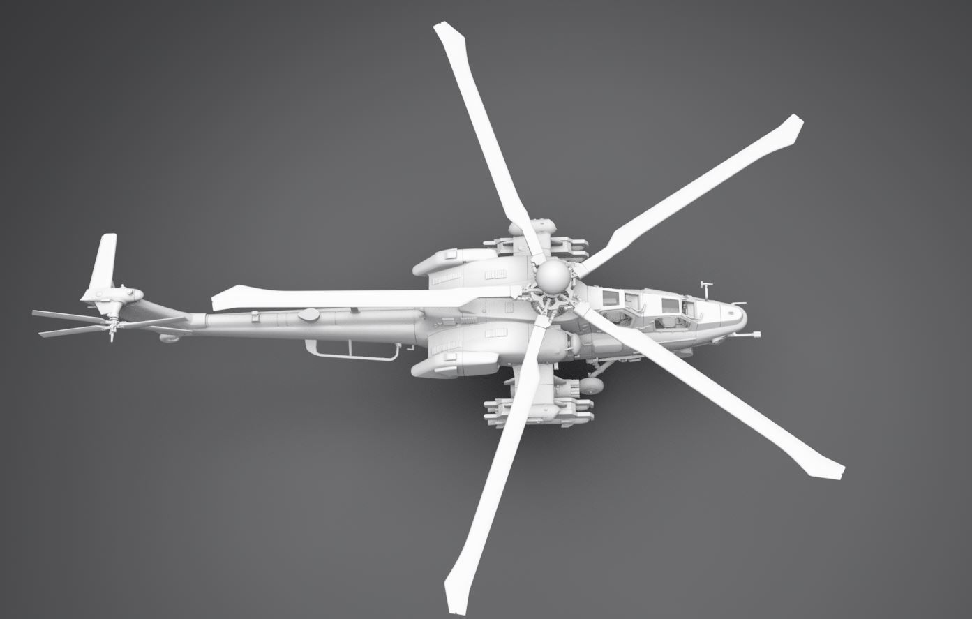 Mi28NM Night Hunter scale model 3D model 3D printable | CGTrader