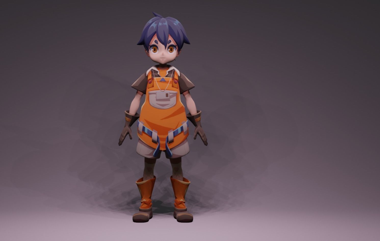 Anime Character - Unique 38 hp 3D model | CGTrader