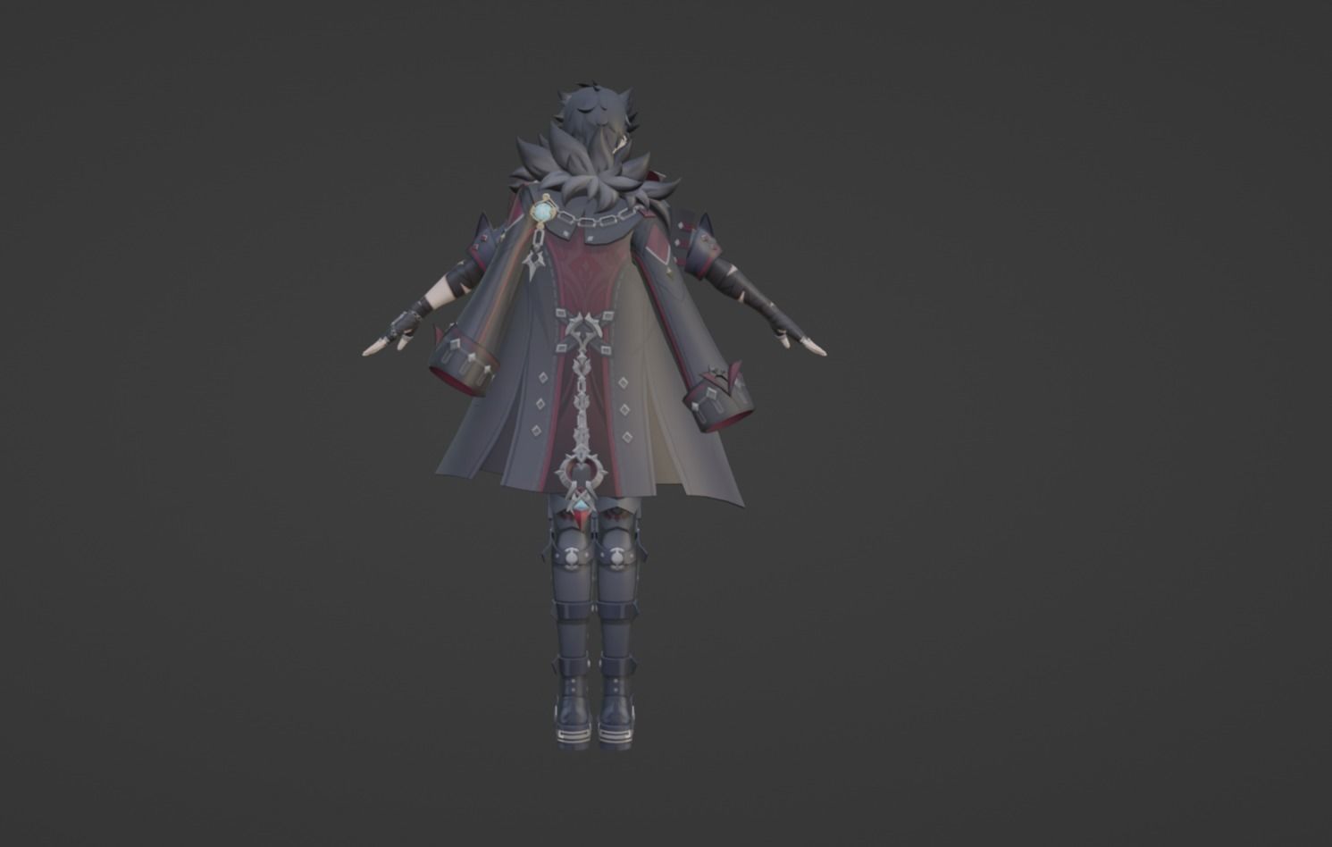 Anime Character - Wriothesley 3D model | CGTrader