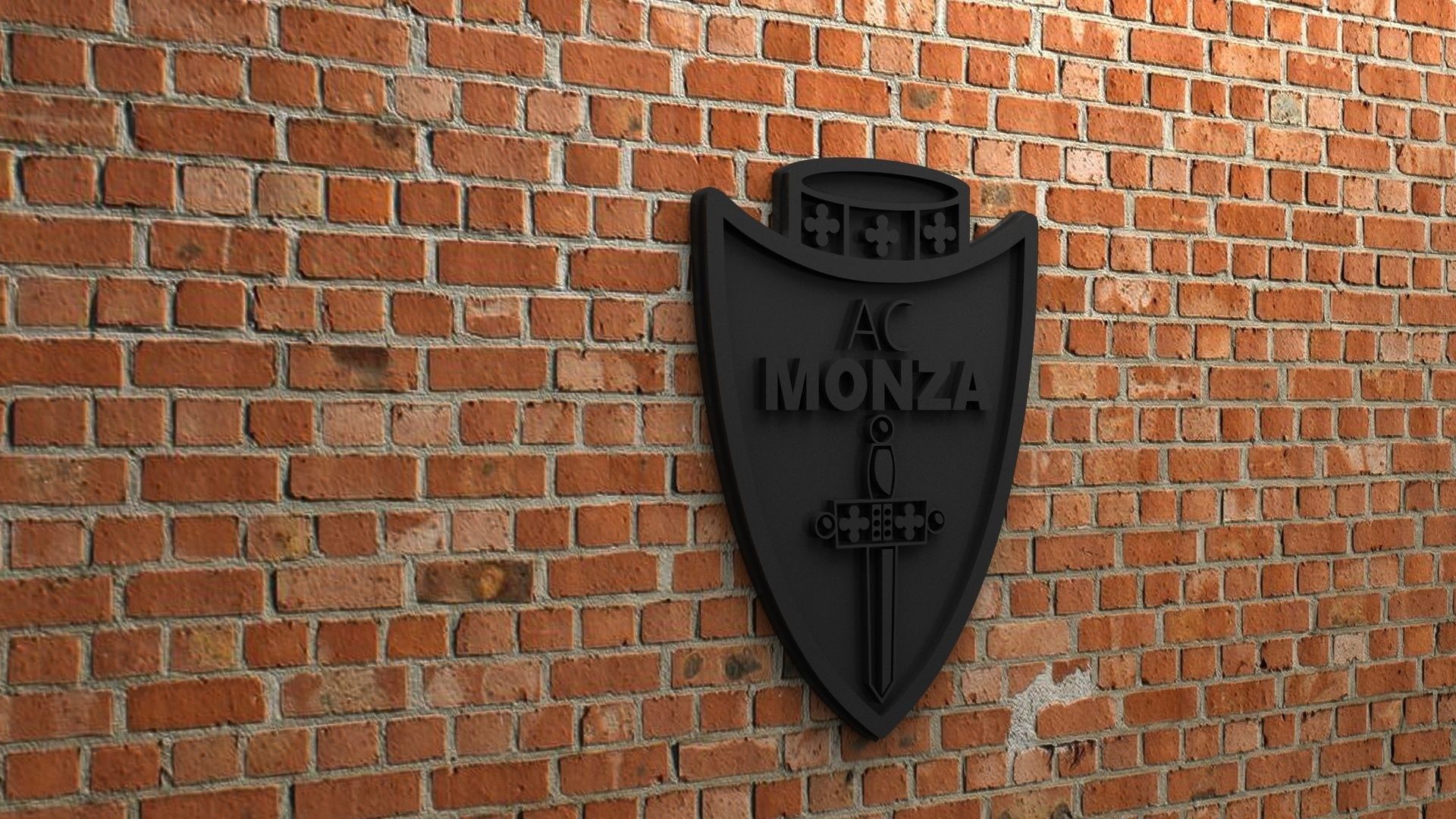 AC Monza Logo 3D model 3D printable | CGTrader