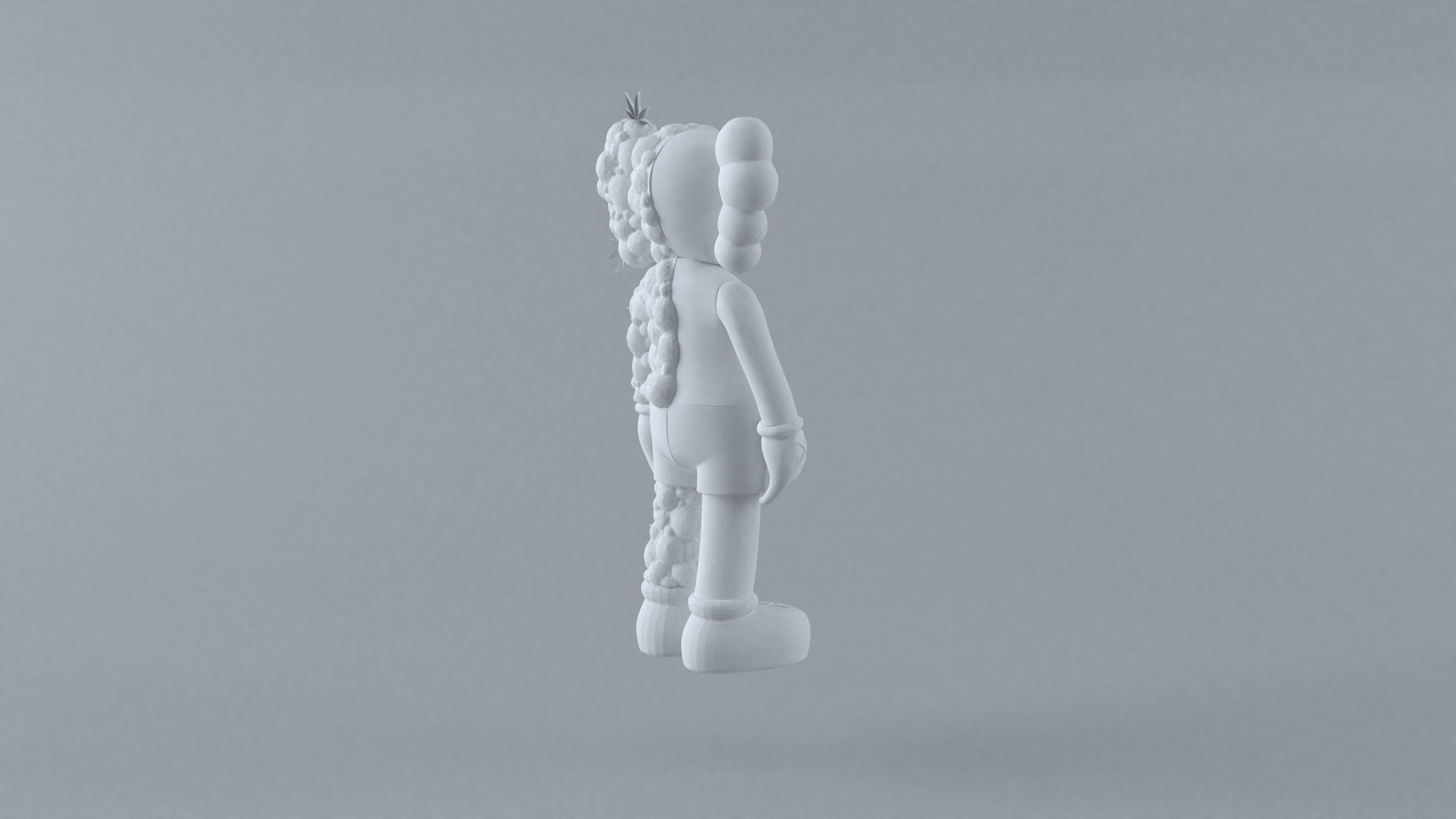 Kaws WEED Art Toy Sculpture 3D model 3D printable | CGTrader
