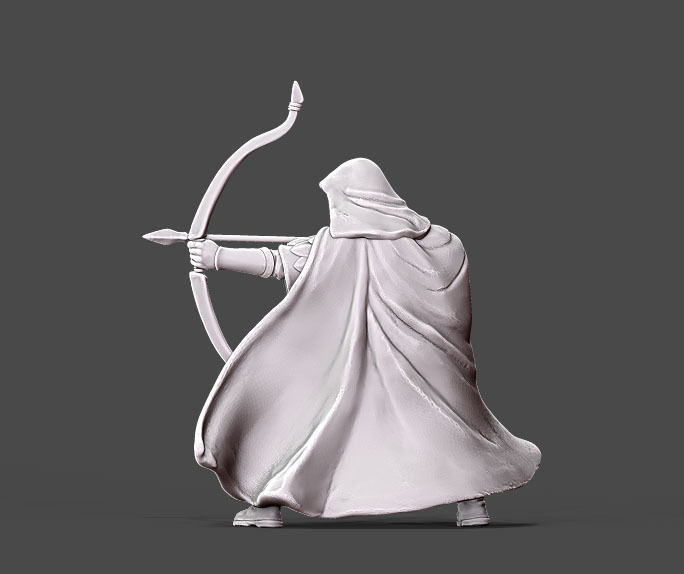 Ranger Elf - 32-35mm 3D model 3D printable | CGTrader