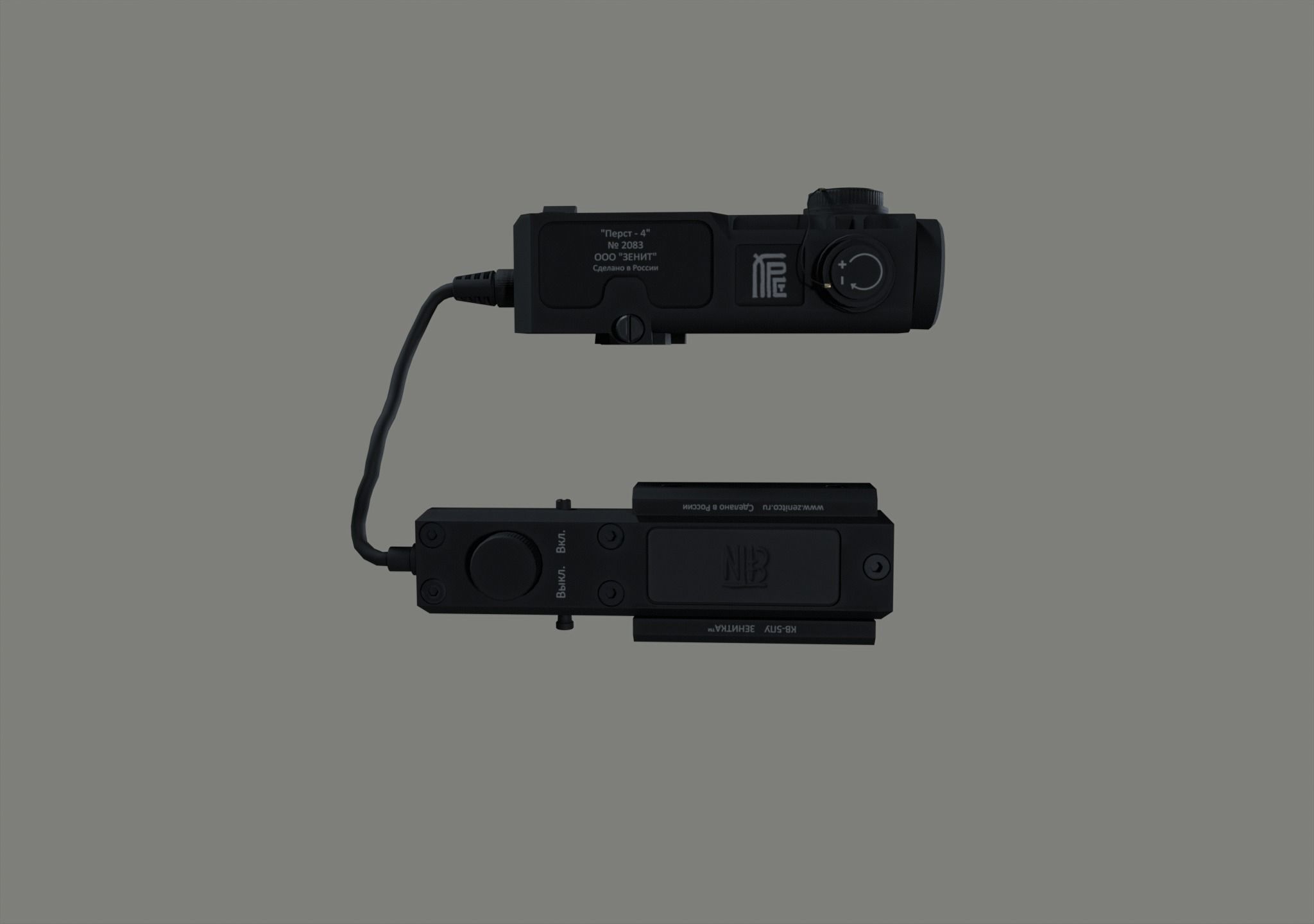 3D model Zenit Perst 4 tactical laser VR / AR / low-poly | CGTrader