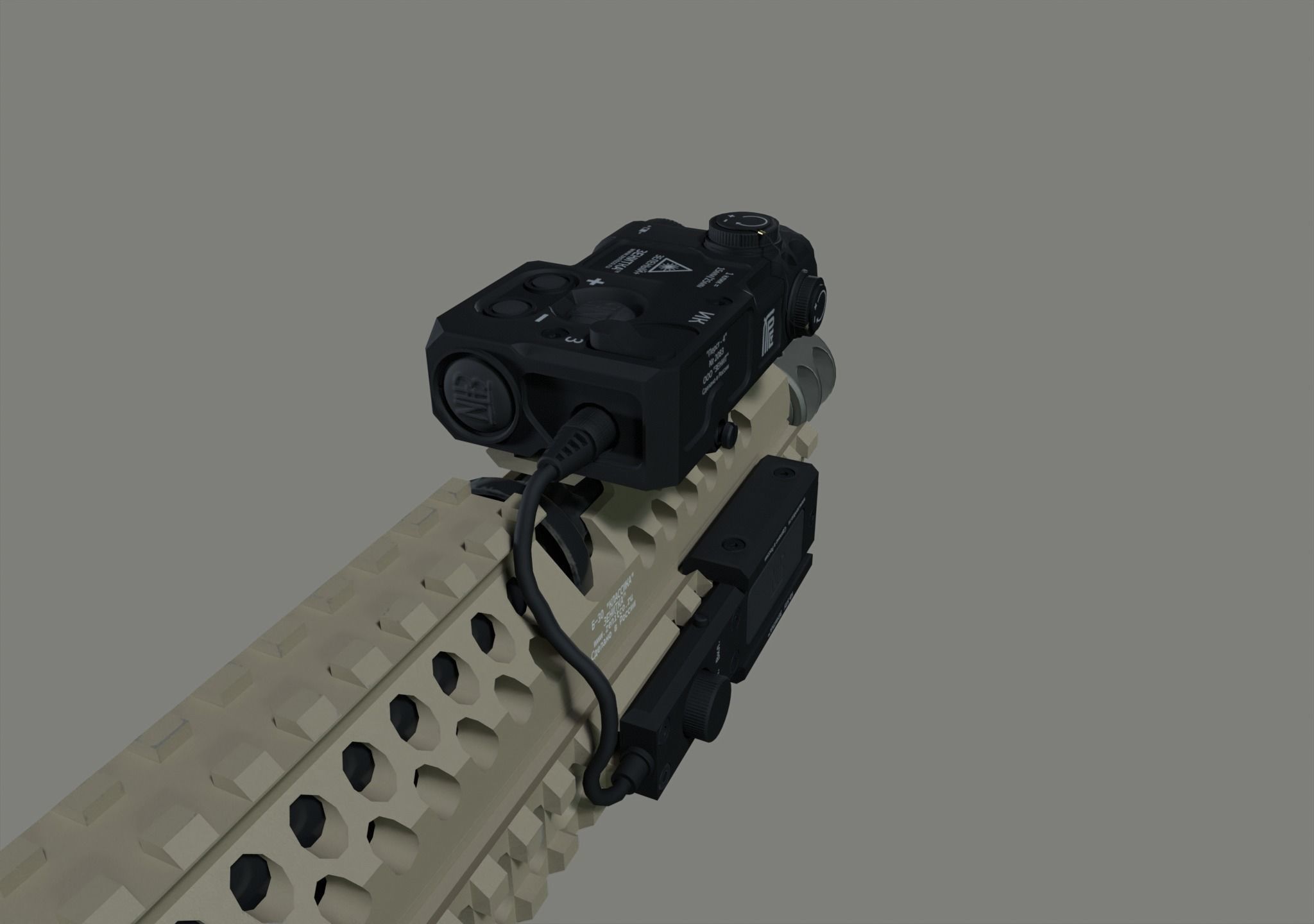 3D model Zenit Perst 4 tactical laser VR / AR / low-poly | CGTrader