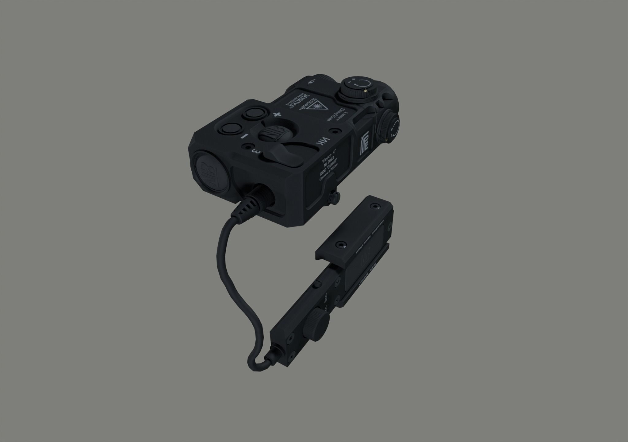 3D model Zenit Perst 4 tactical laser VR / AR / low-poly | CGTrader
