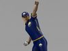 Cricket Fielder - Ball Throw 3D model animated | CGTrader