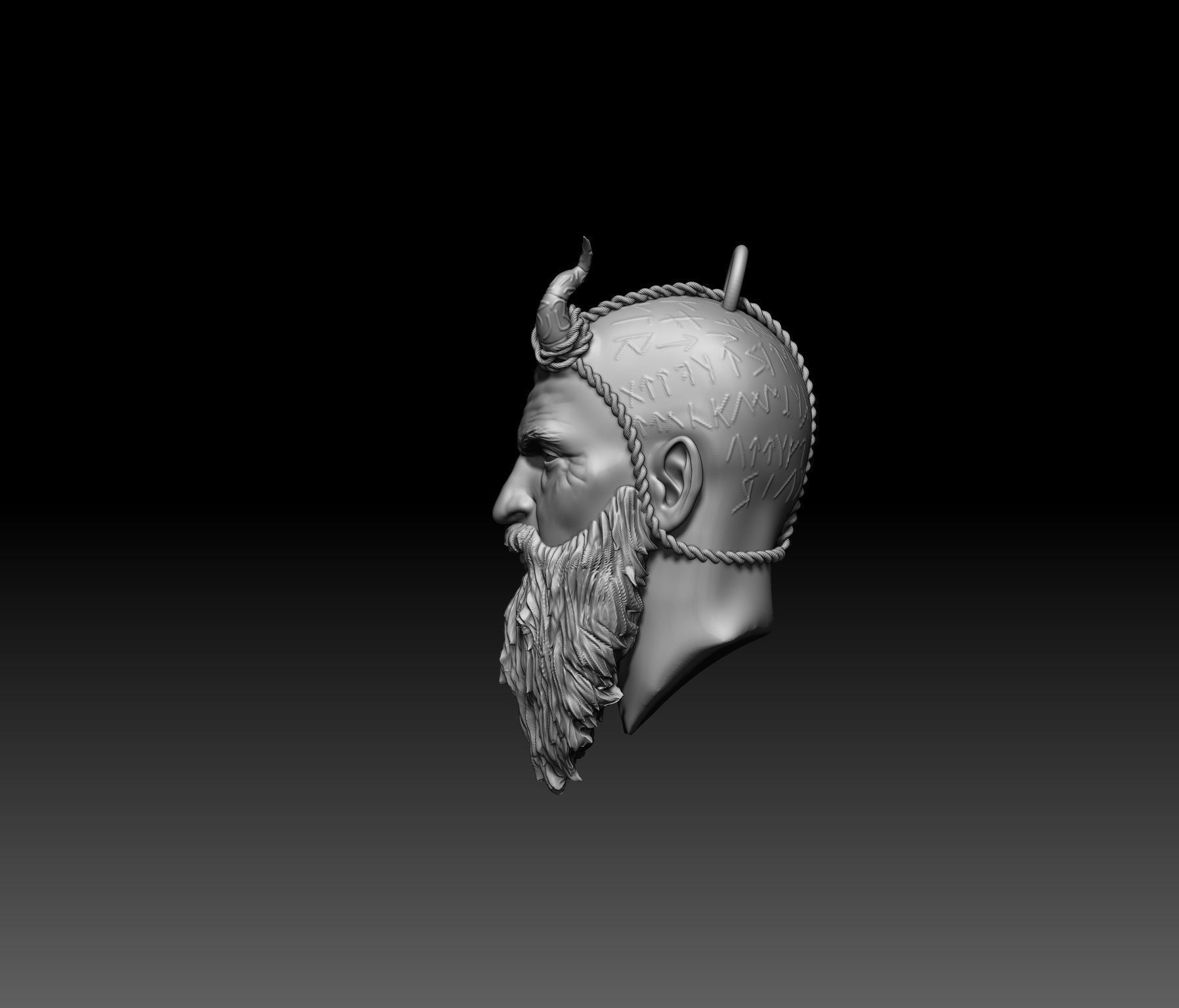 Mimir God Of War FANART free 3D model 3D printable | CGTrader