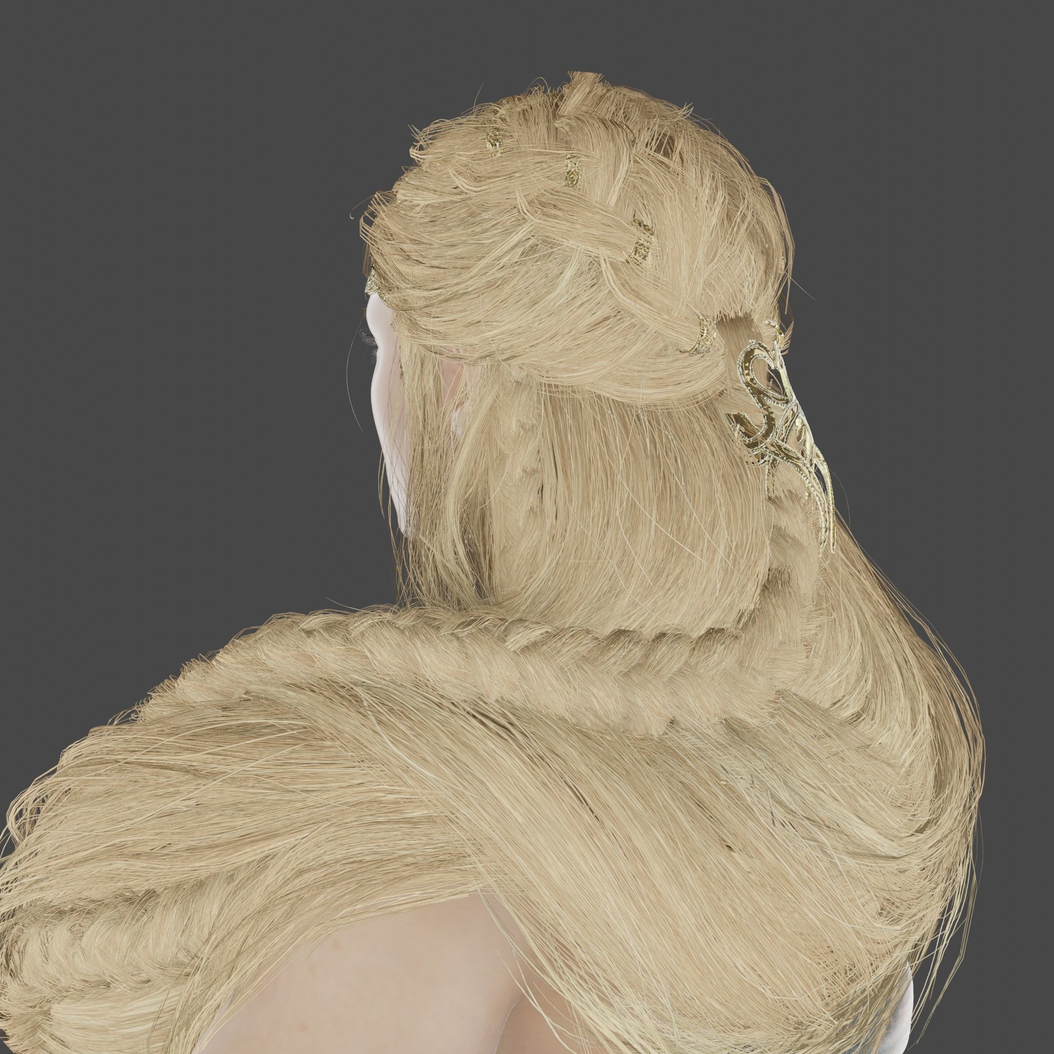 SIF god of wars free VR / AR / low-poly 3D model animated rigged | CGTrader