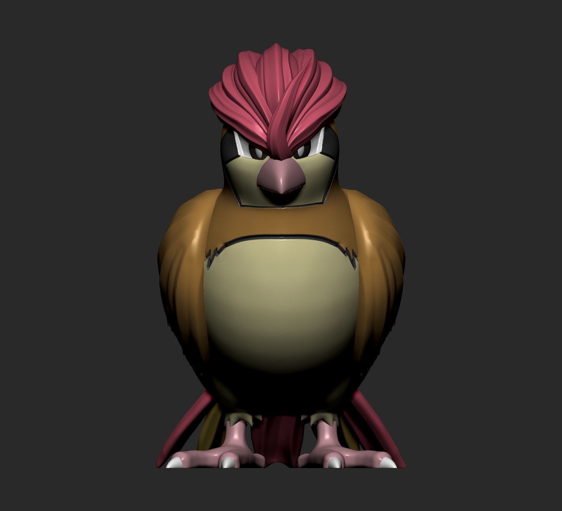 Pokemon - Pidgeotto with 2 poses 3D model 3D printable | CGTrader